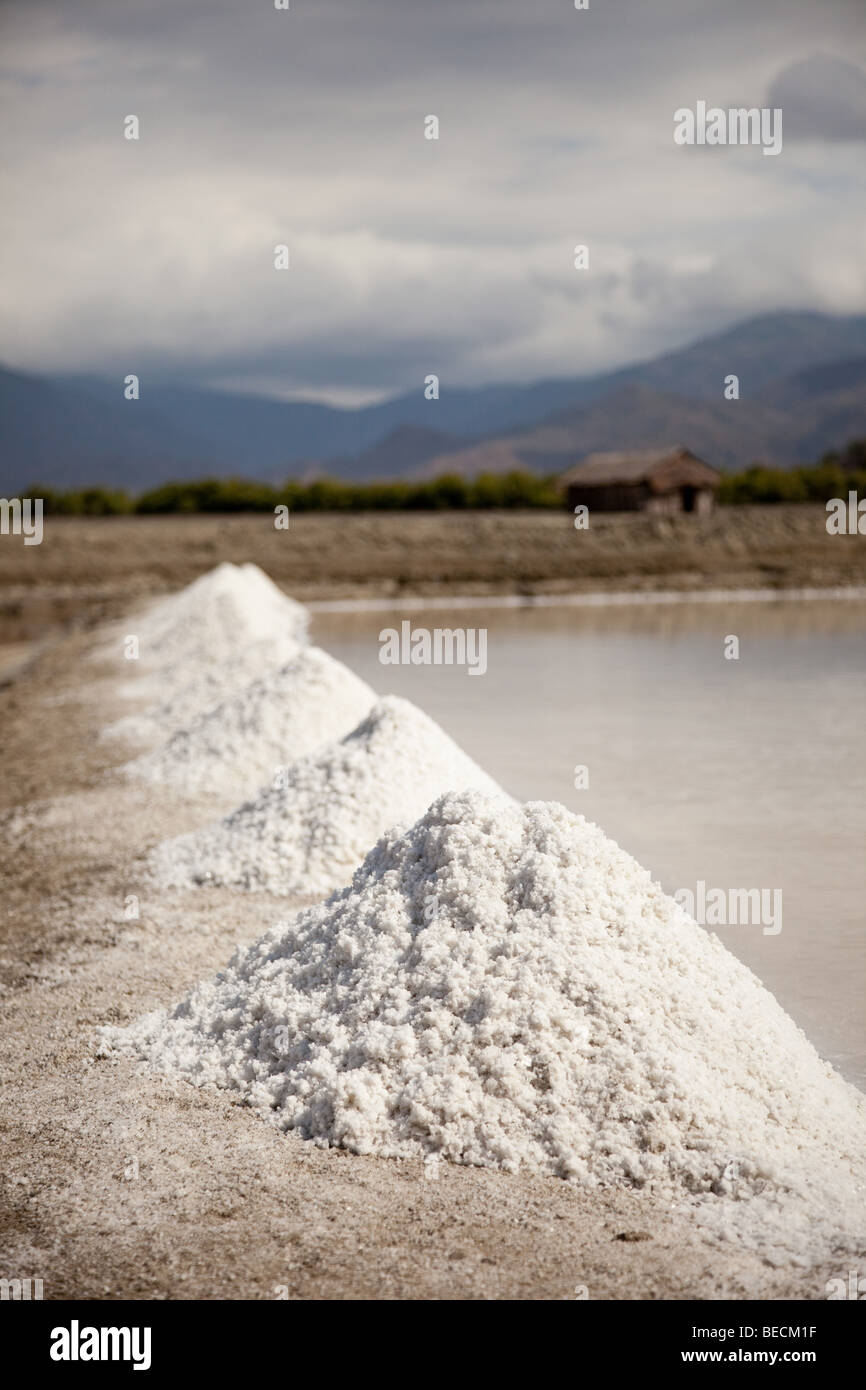 Salt plains near the area of Bima, Sumbawa, Indonesia Stock Photo - Alamy