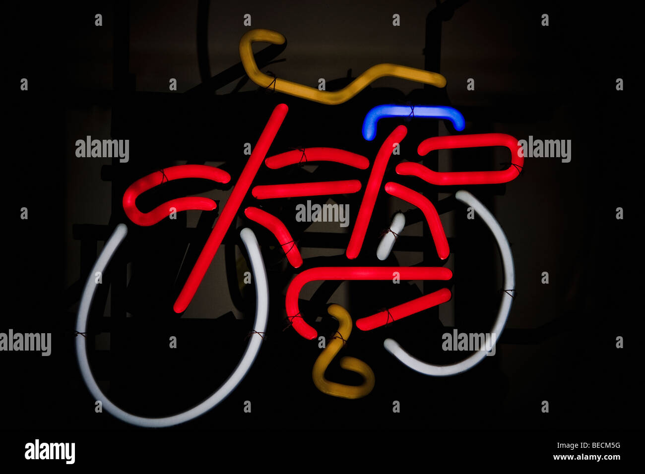 Symbols glowing neon sign hi-res stock photography and images - Alamy