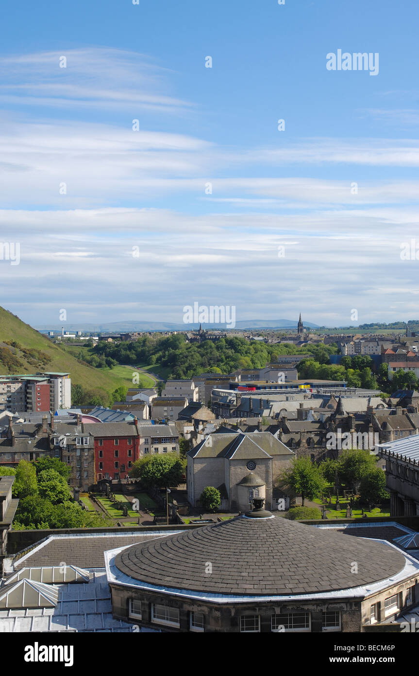 Edinburgh from carlton Hill. Lothian Region. Scotland. U.K Stock Photo ...