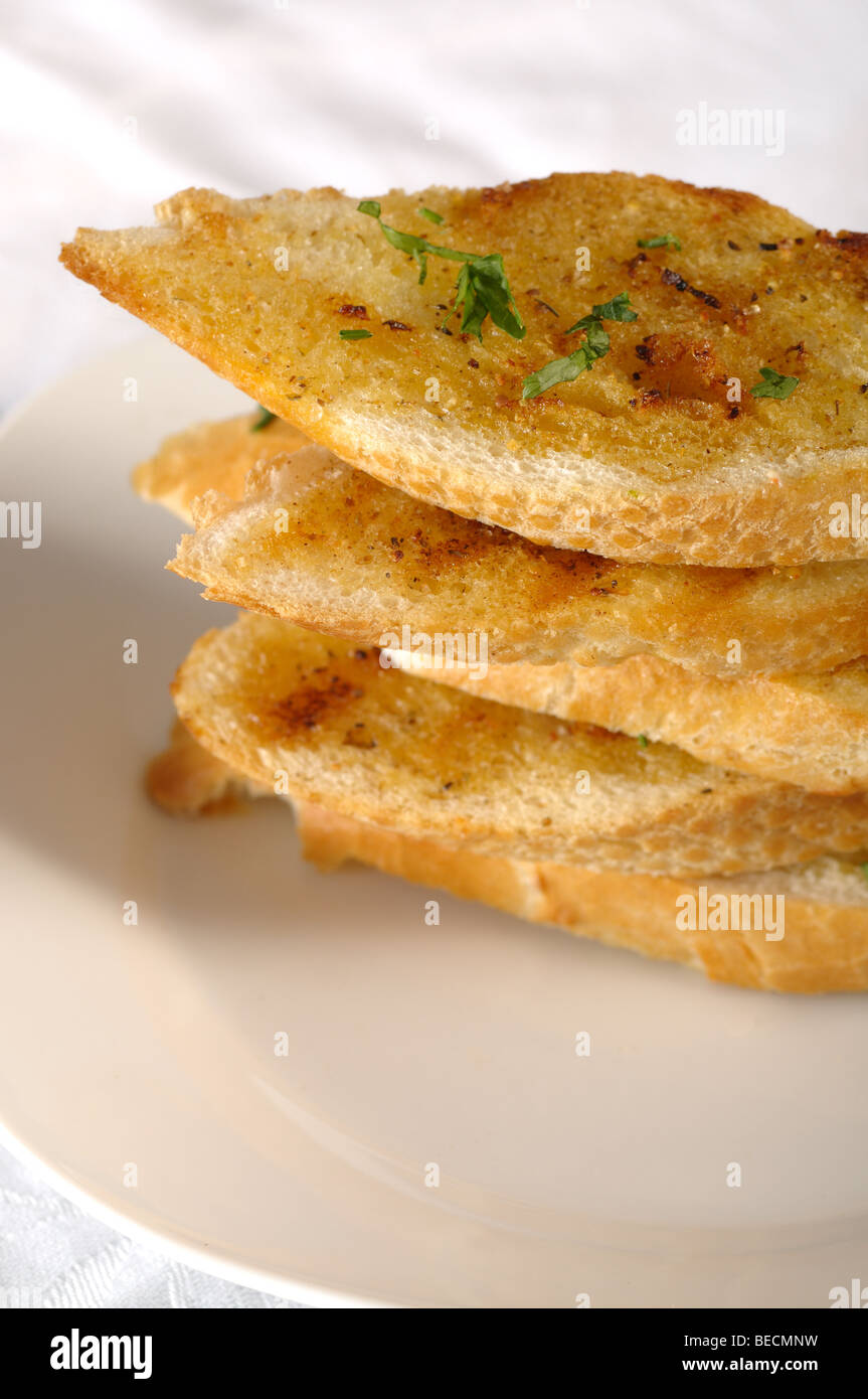 Pile of fresh toasted bread Stock Photo - Alamy