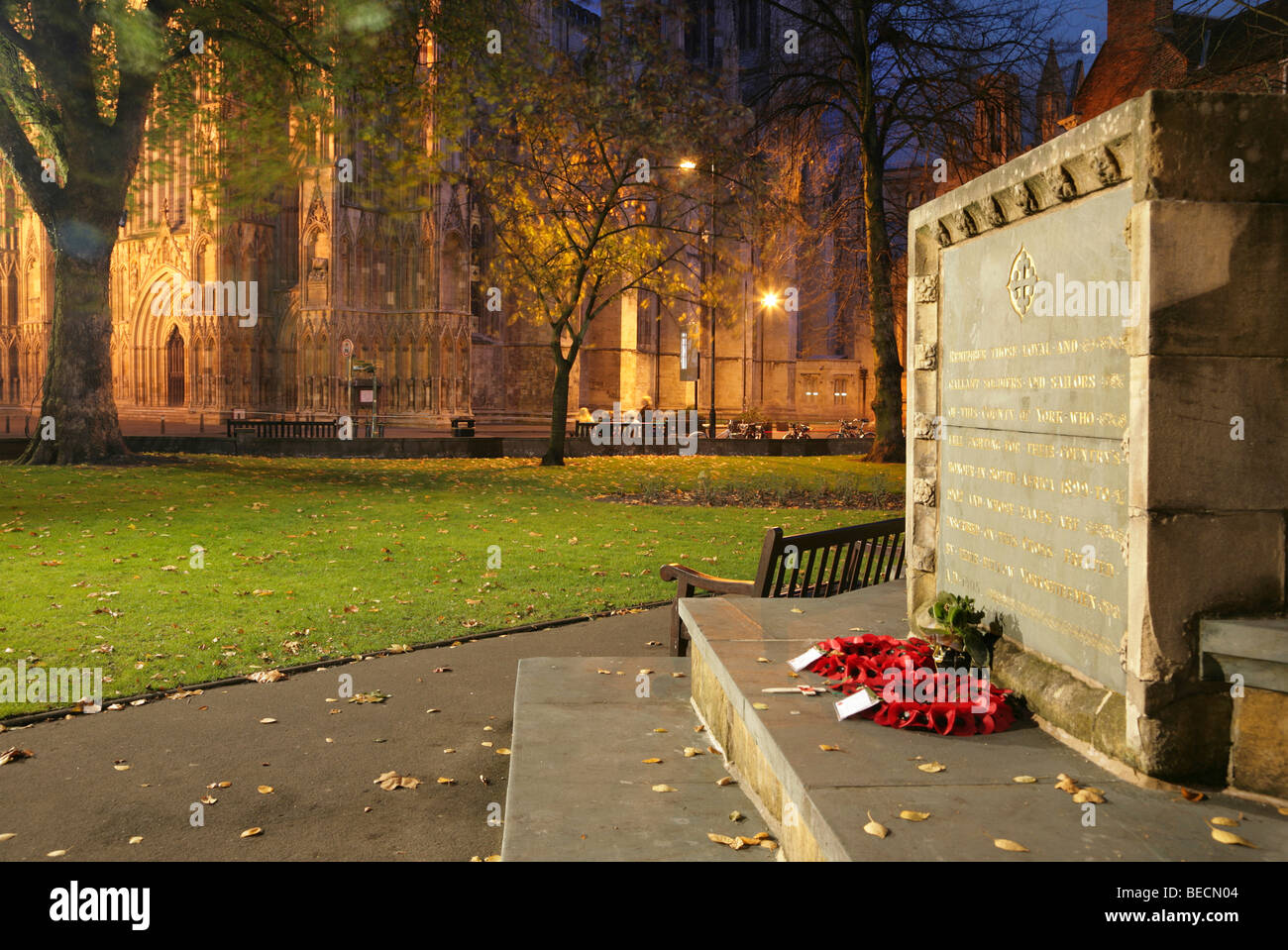 War Memorial near York Minster, York, North Yorkshire, United Kingdom ...