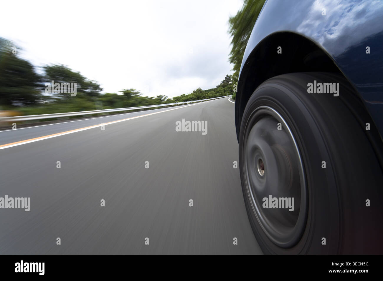 Road and Wheel Stock Photo - Alamy