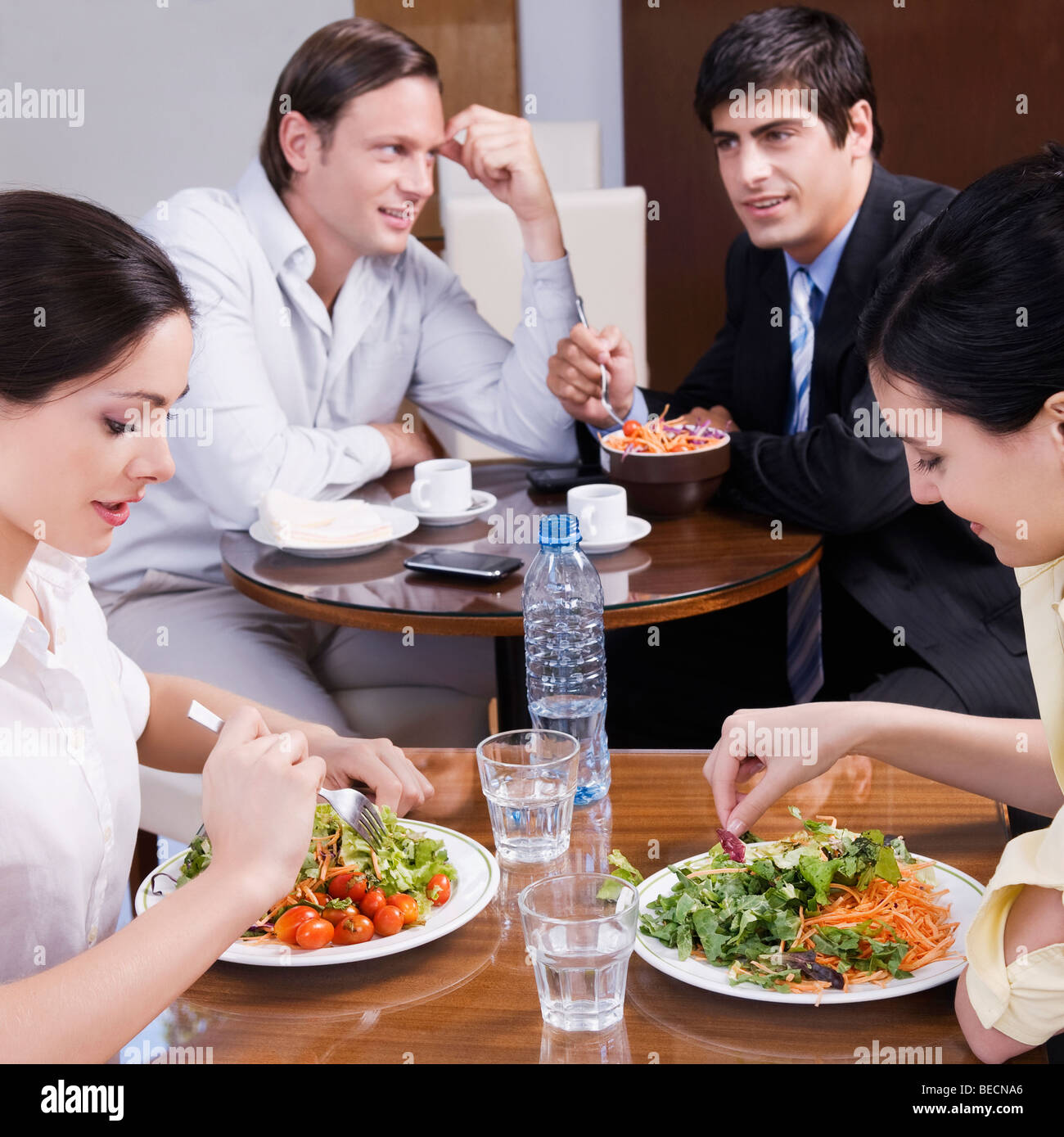People dining in a restaurant Stock Photo - Alamy