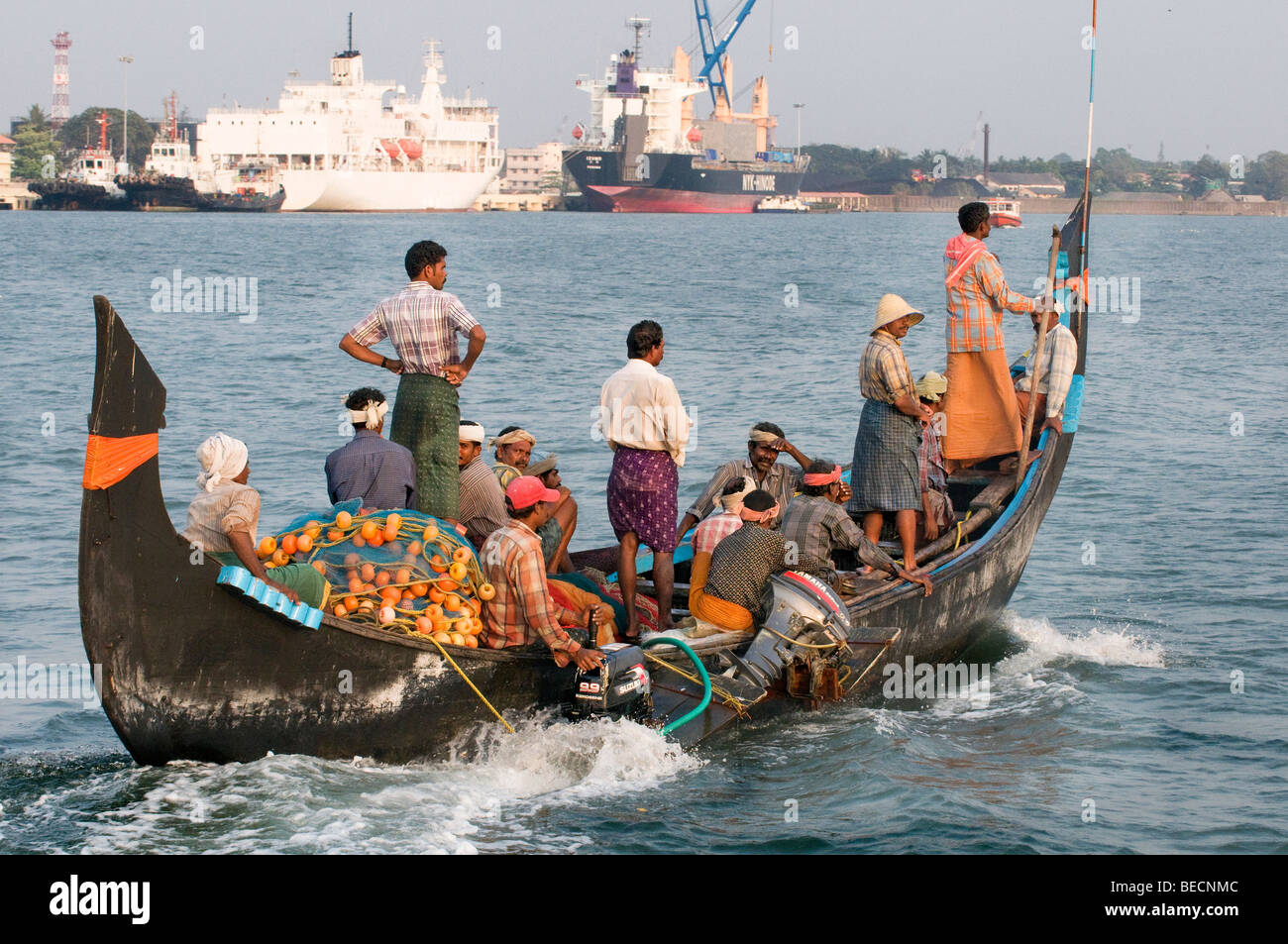 Cochin Harbour, Kerala, India Stock Photo - Alamy