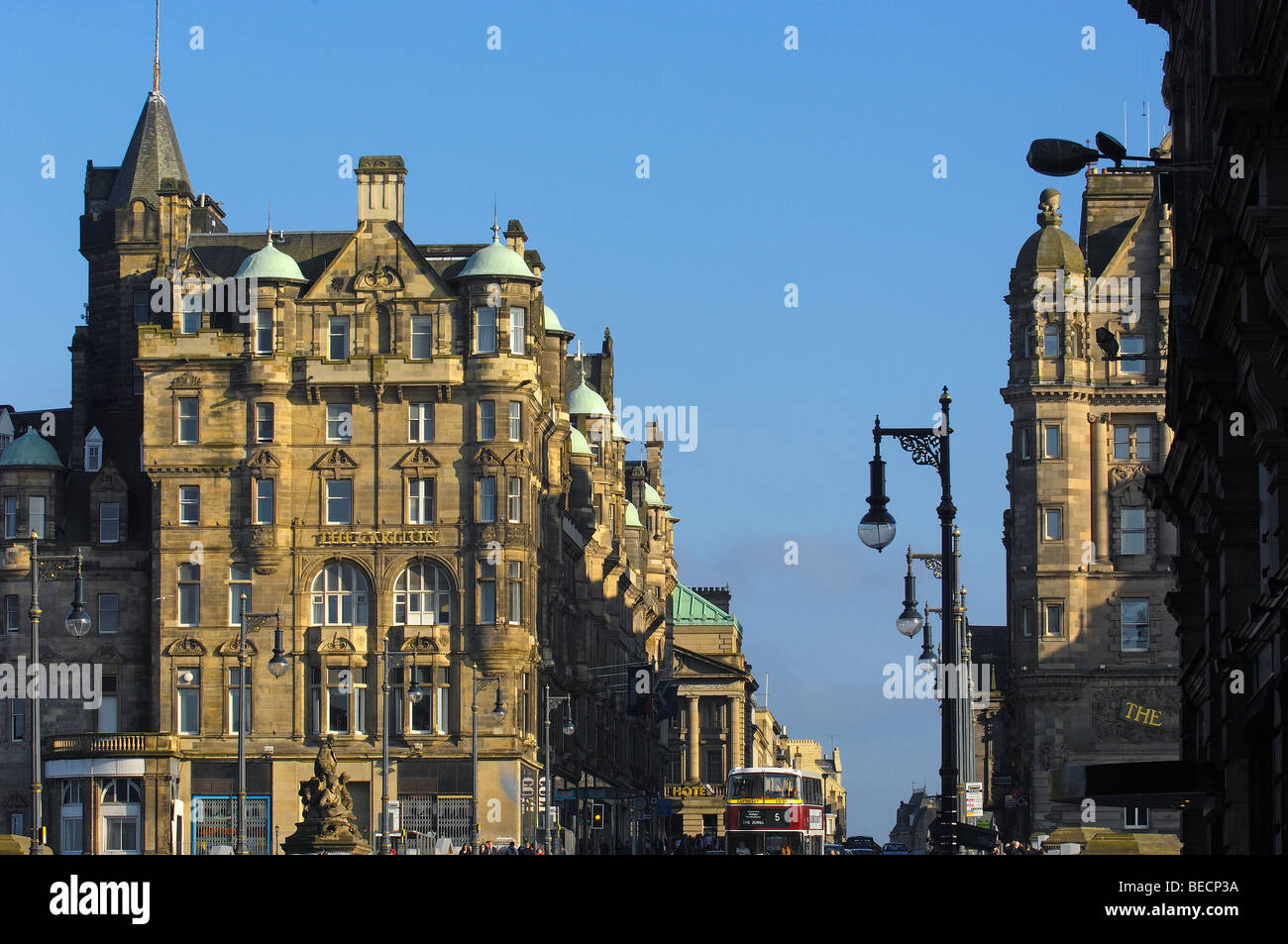 North bridge. Edinburgh. Lothian Region. Scotland. U.K Stock Photo - Alamy