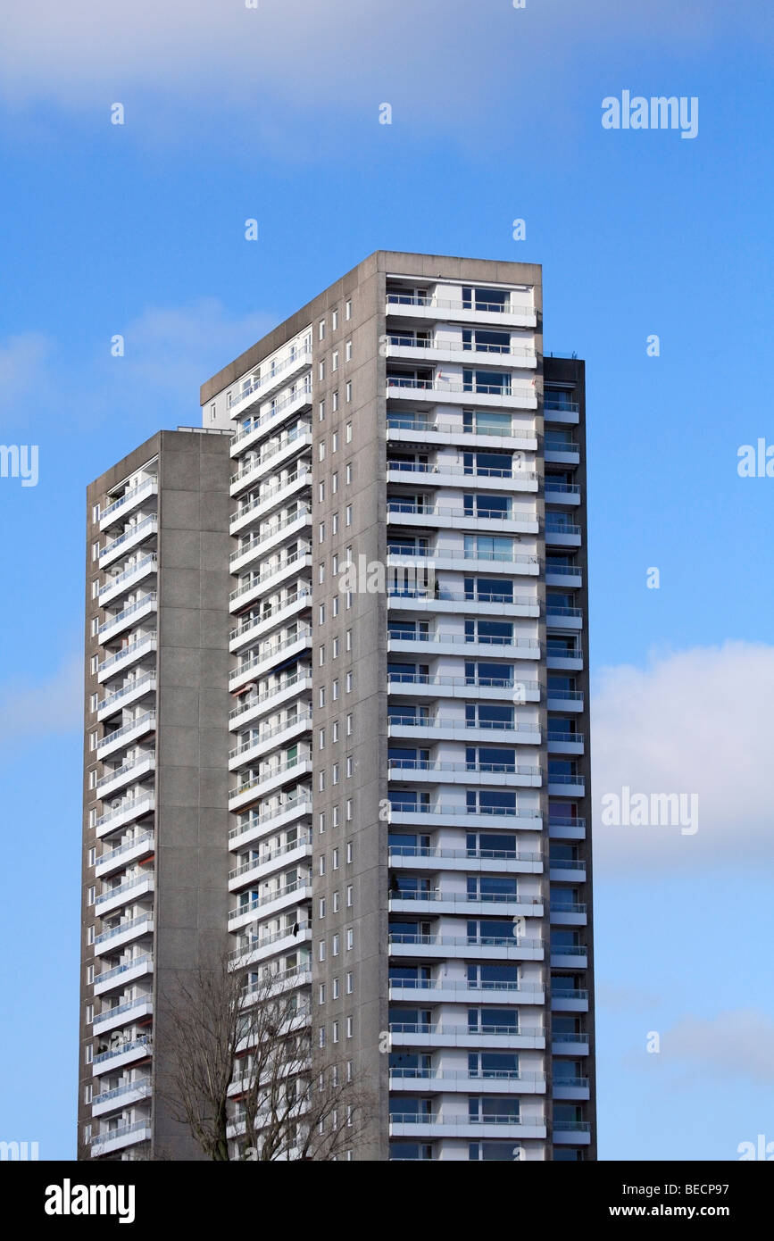 High-rise residential building, Hanseatic City of Hamburg, Germany ...