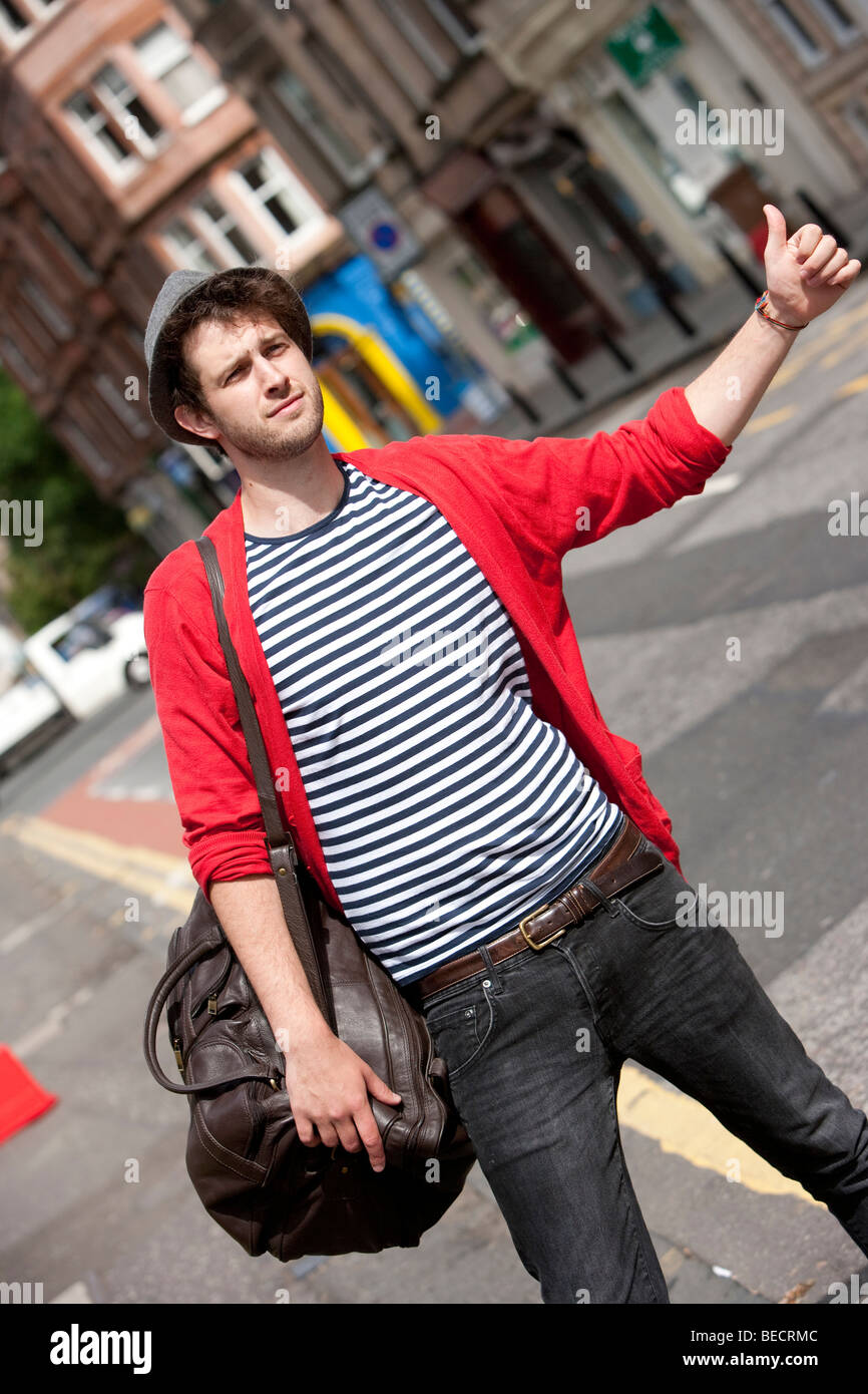 Hitching lift hi-res stock photography and images - Alamy