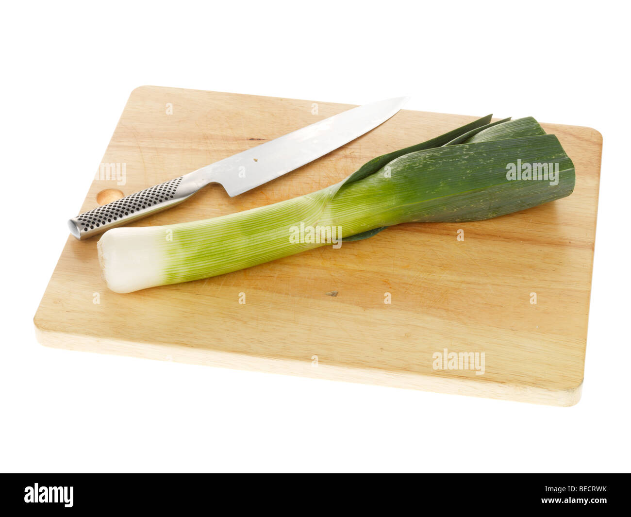 Leek slice Cut Out Stock Images & Pictures - Alamy