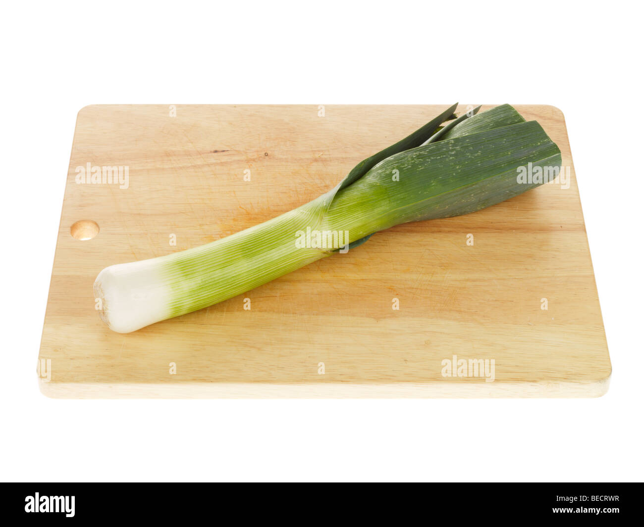 Leek slice Cut Out Stock Images & Pictures - Alamy