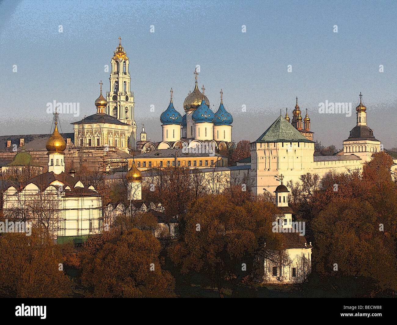 Russia, Golden Ring , Sergiyev Posad , formerly Zagorsk. St. Trinity ...