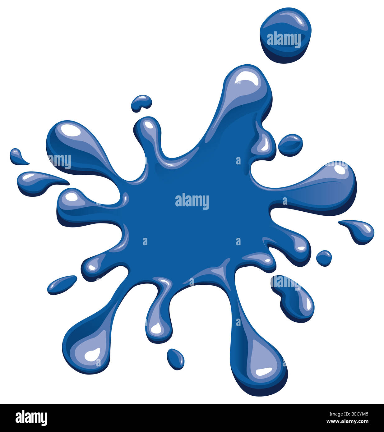 Splat Cut Out Stock Images & Pictures - Alamy