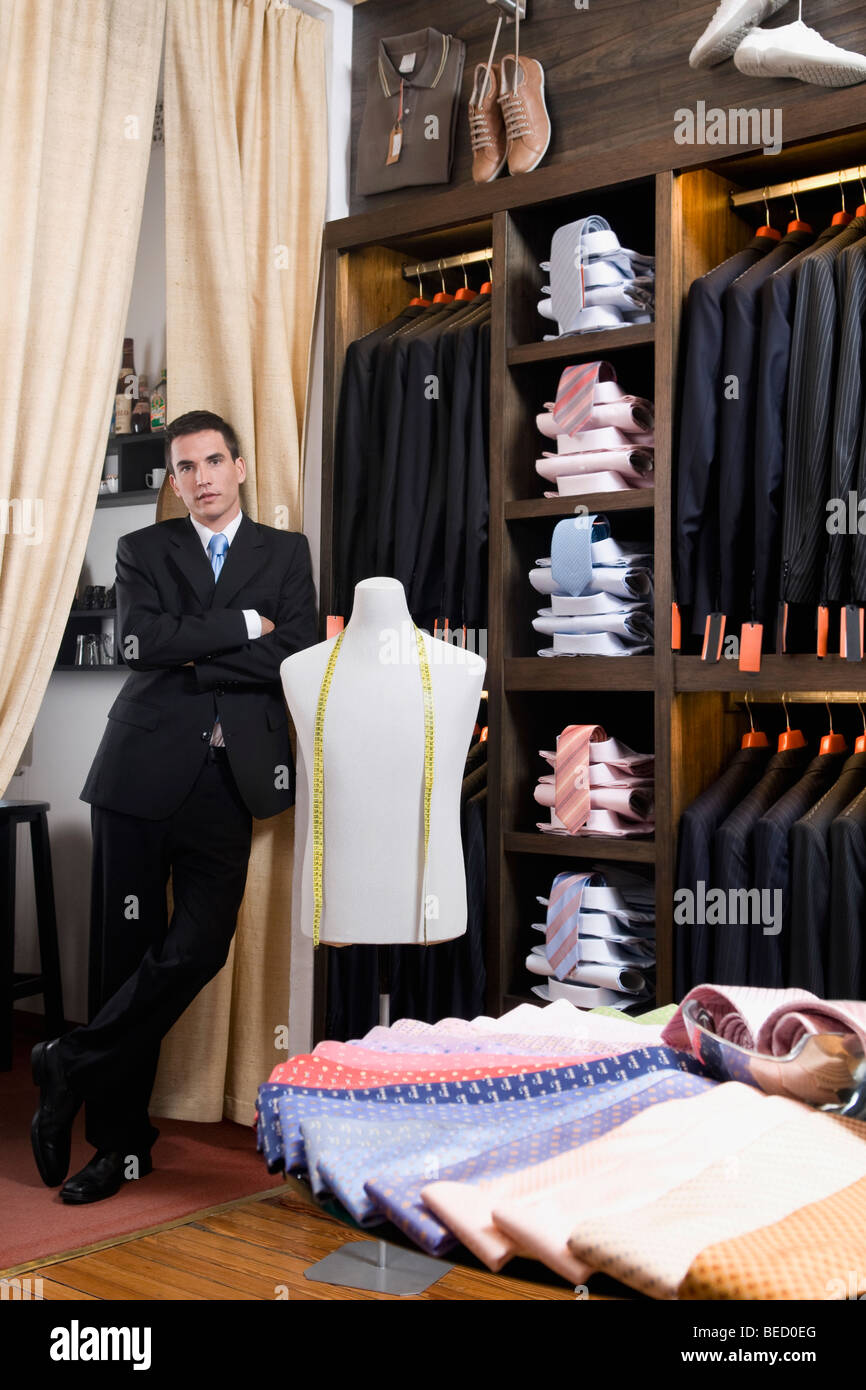 Customer in a clothing store Stock Photo - Alamy