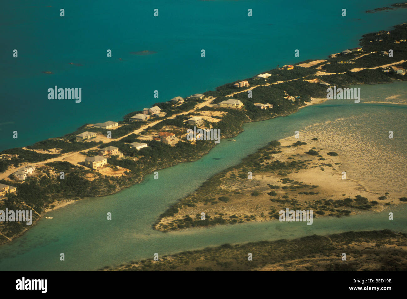 Aerial View Providenciales Turks Caicos High Resolution Stock ...