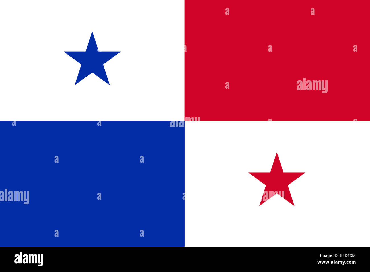 Flag of Panama Stock Photo - Alamy