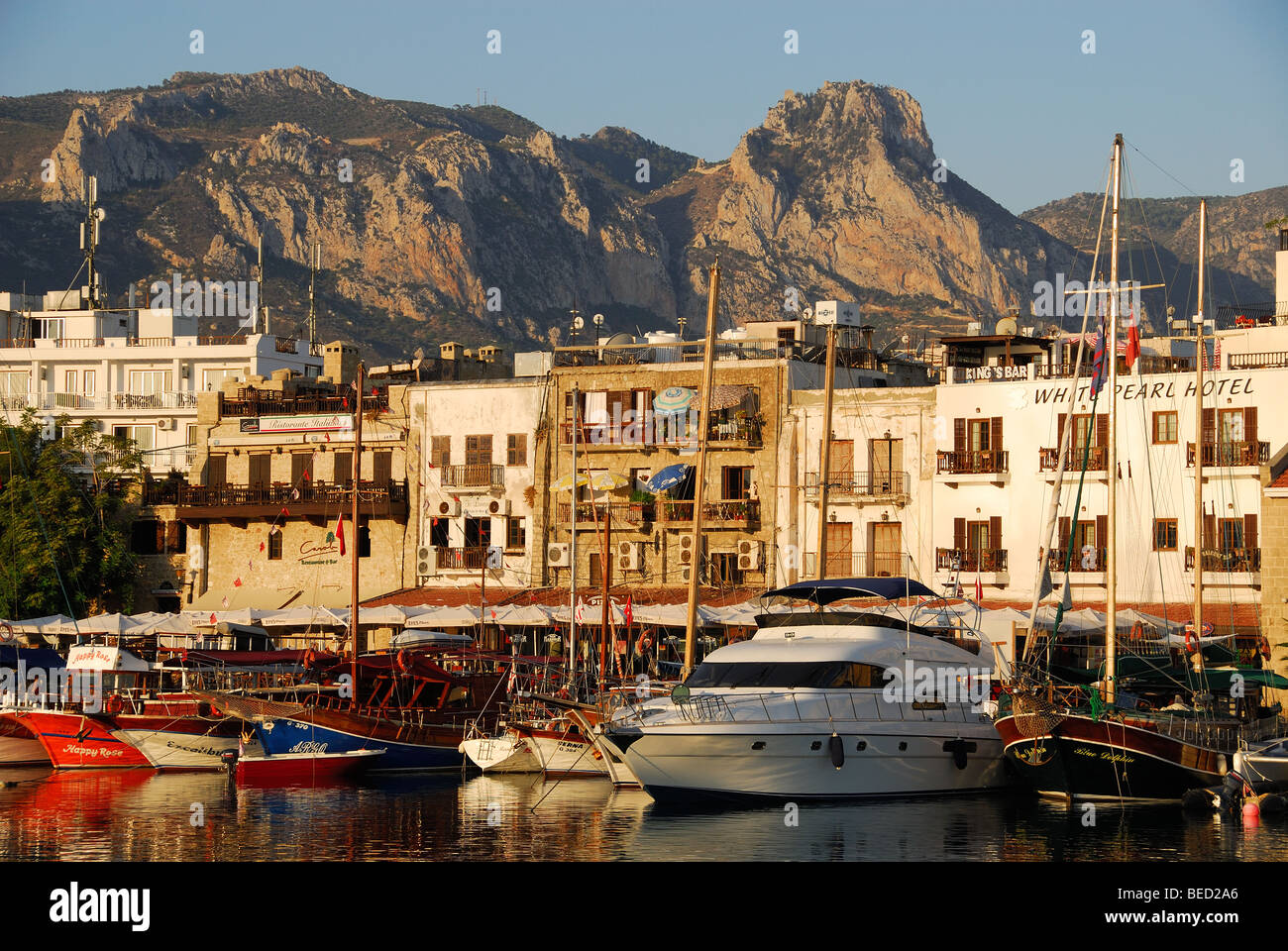 Keryneia harbour hi-res stock photography and images - Alamy