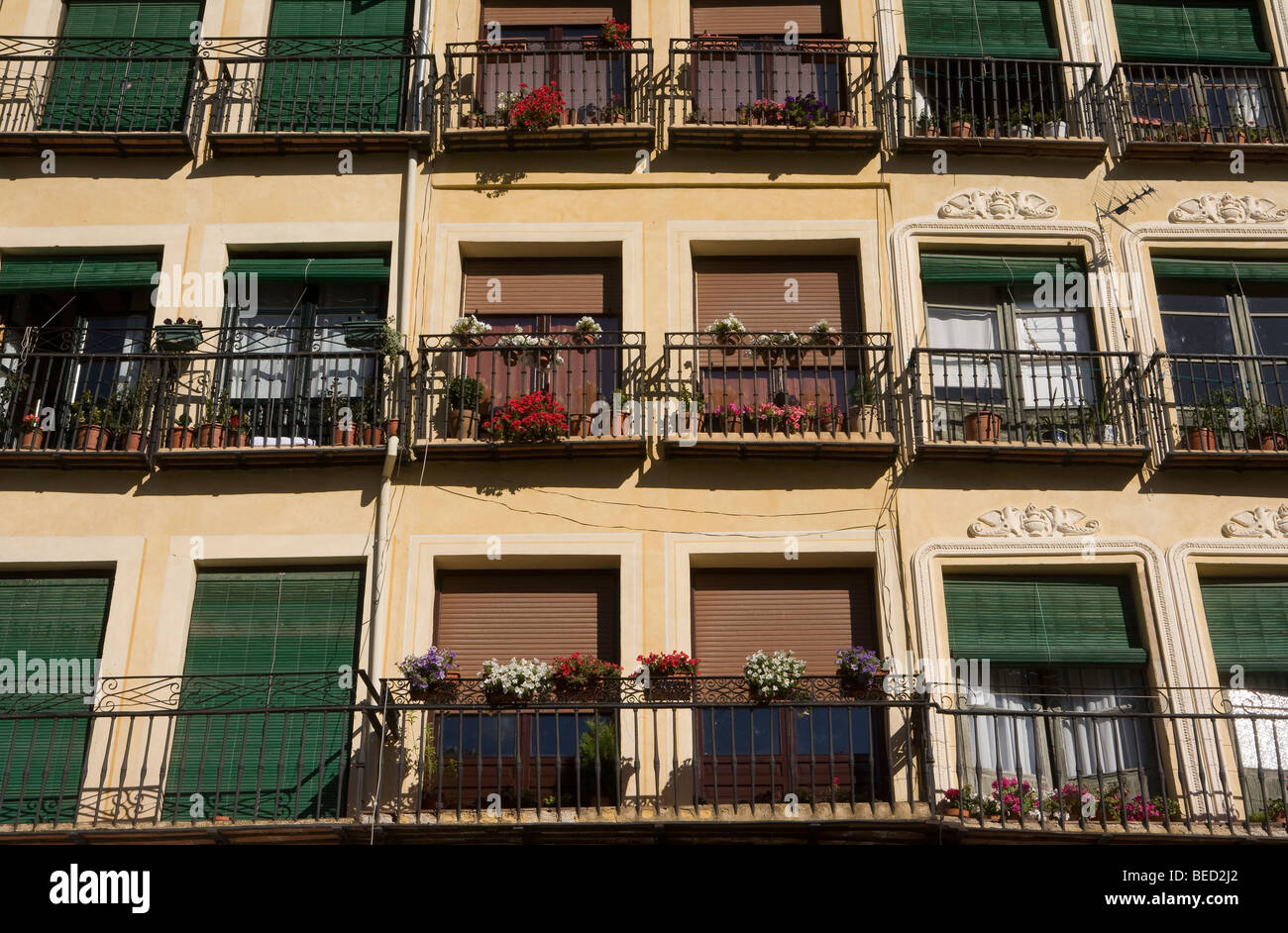 Spanish glass balcony hi-res stock photography and images - Alamy