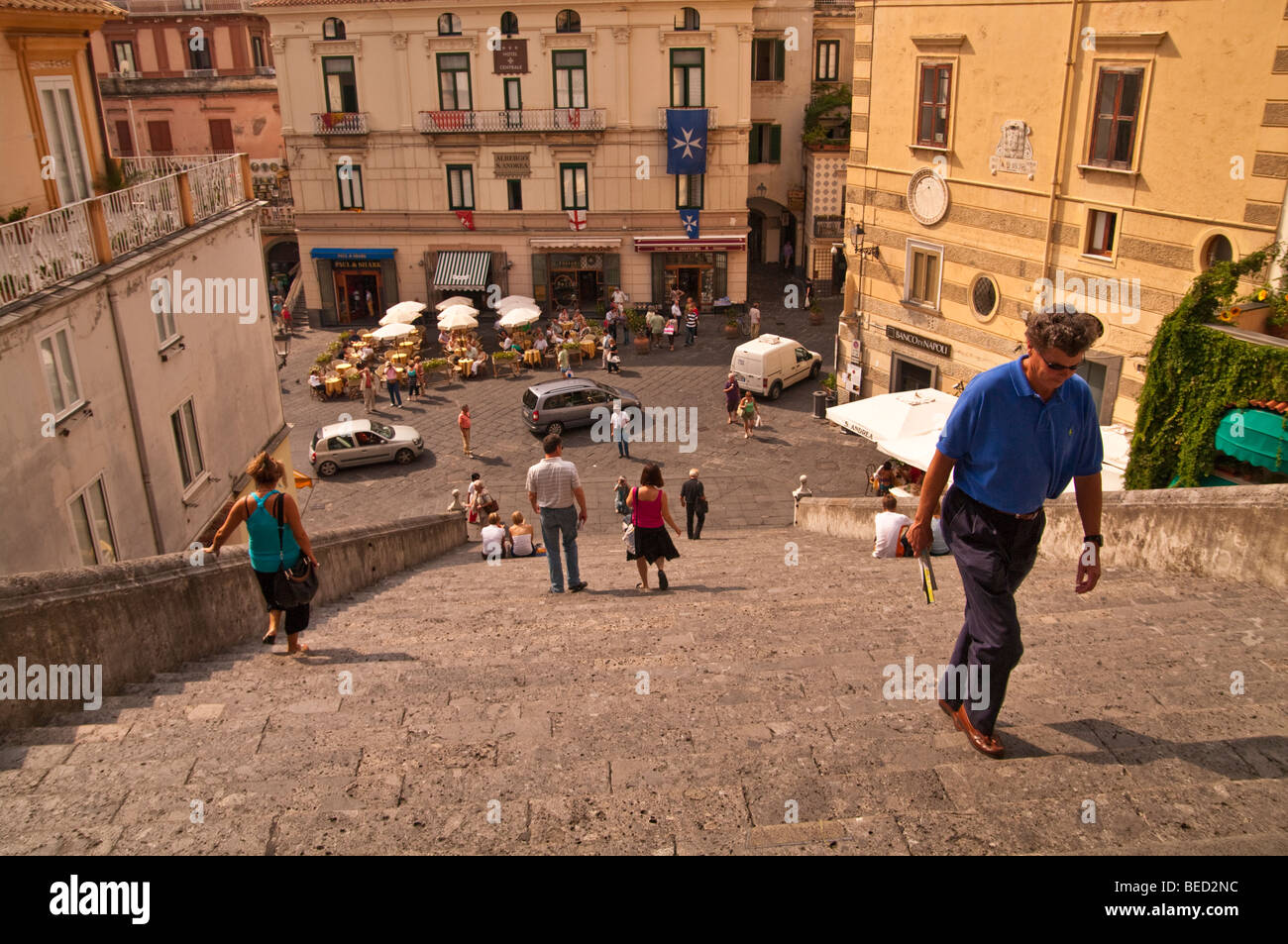 Amalfi cathedral steps hi-res stock photography and images - Alamy