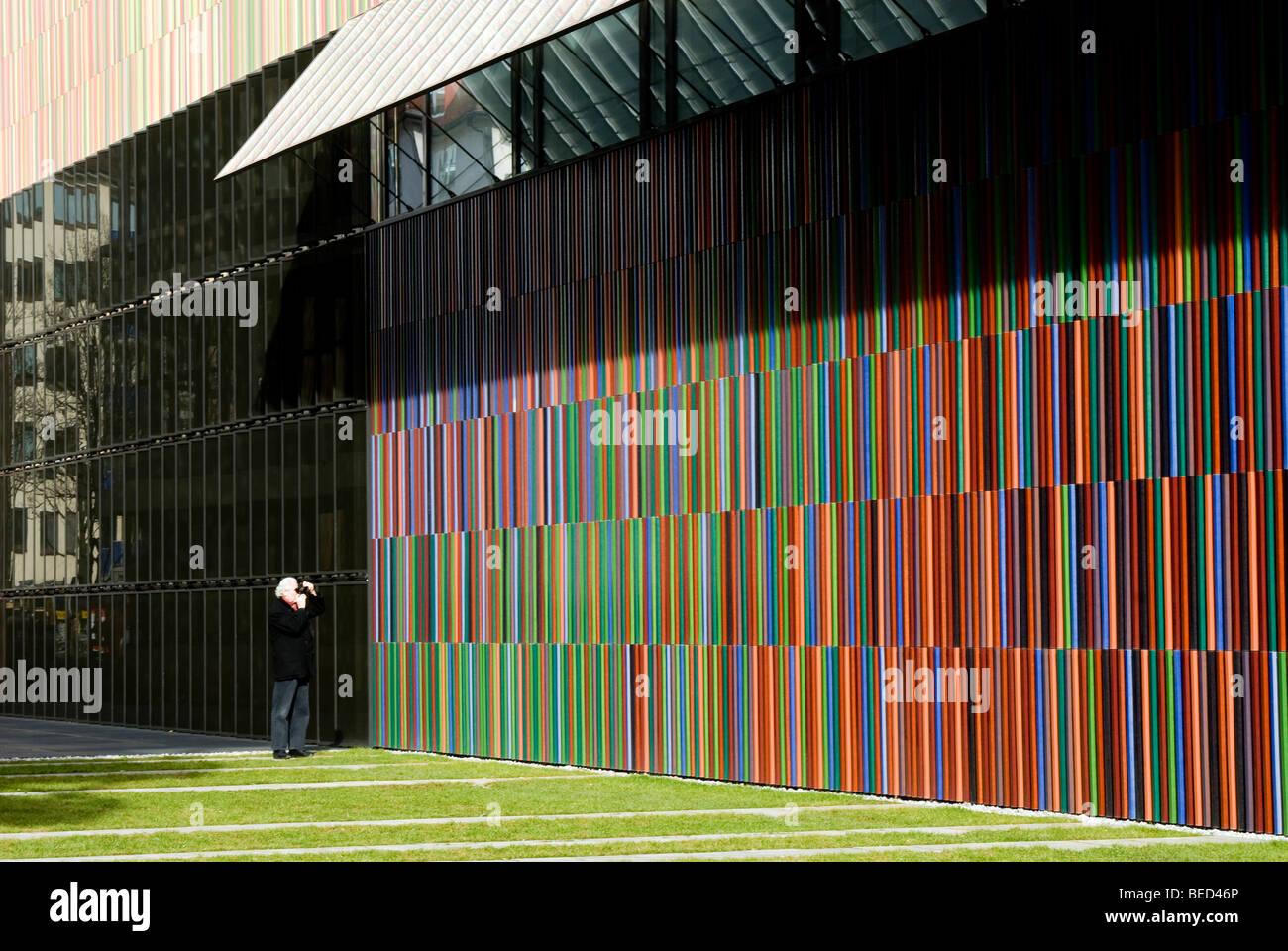 Brandhorst Museum in the museum district, Munich, Bavaria, Germany ...