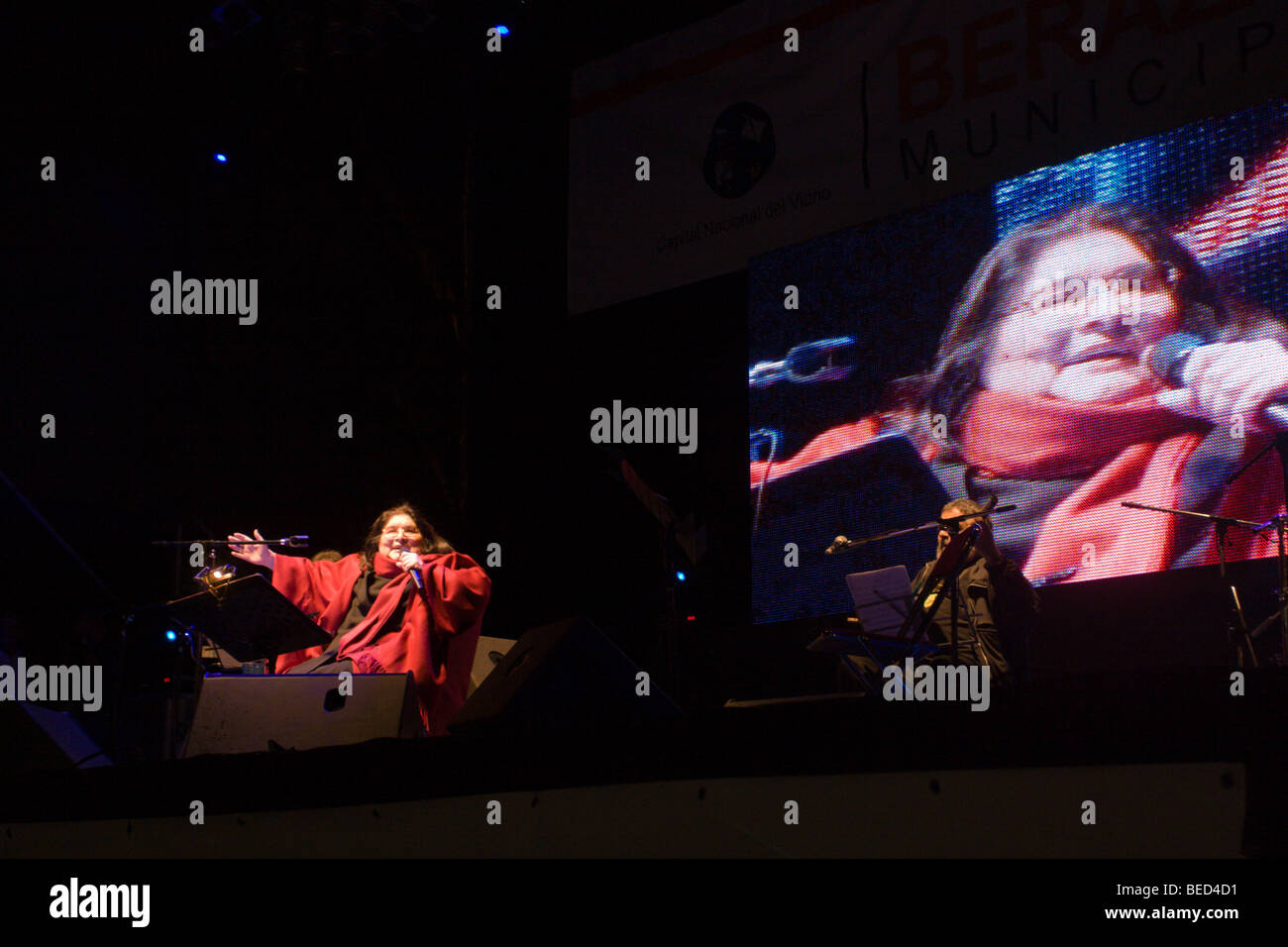 Argentine folk singer mercedes sosa hi-res stock photography and images ...