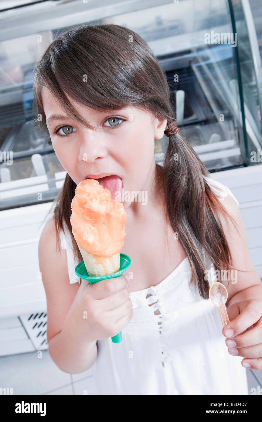 Tween girl tongue hi-res stock photography and images - Alamy