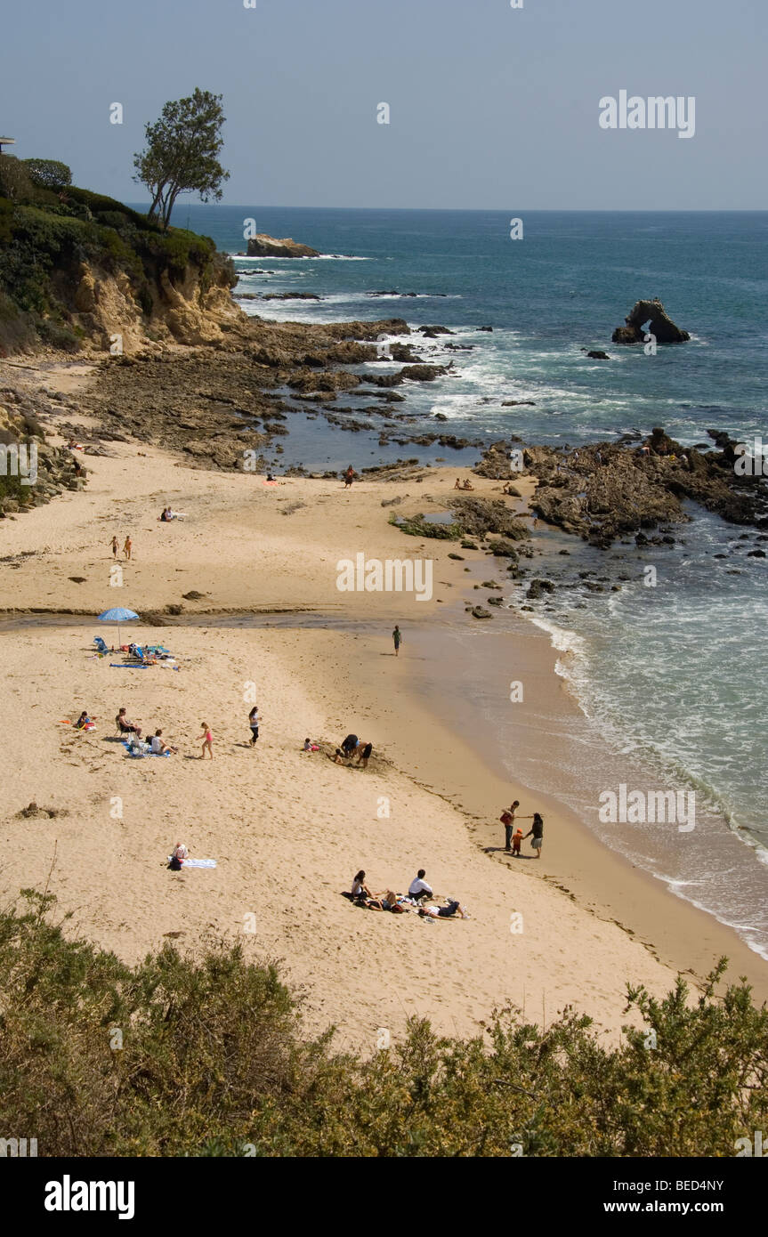 Little Corona Beach, Orange County, California Stock Photo - Alamy