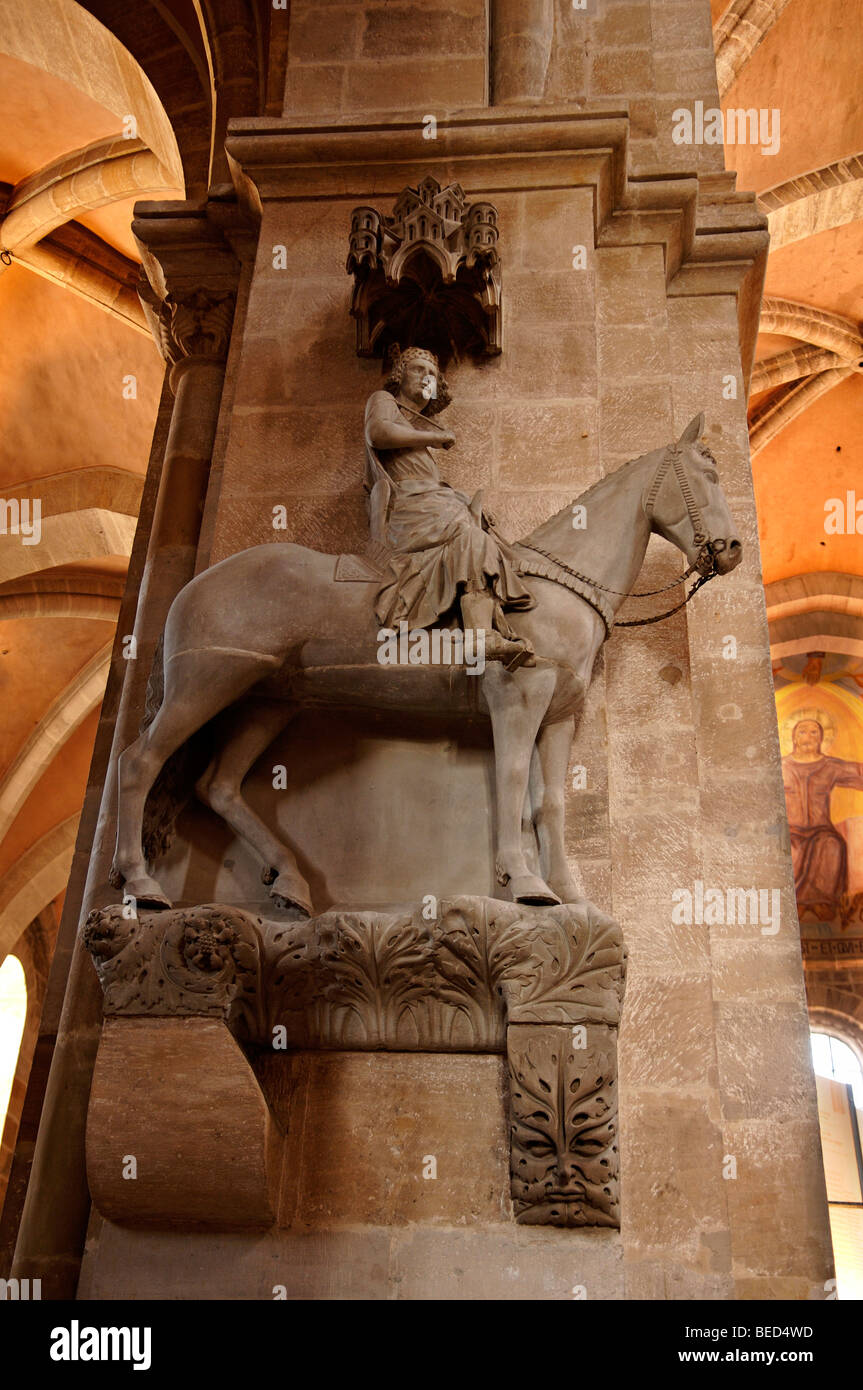 Bamberg Horseman, equestrian statue in Bamberg Cathedral, Bamberg ...