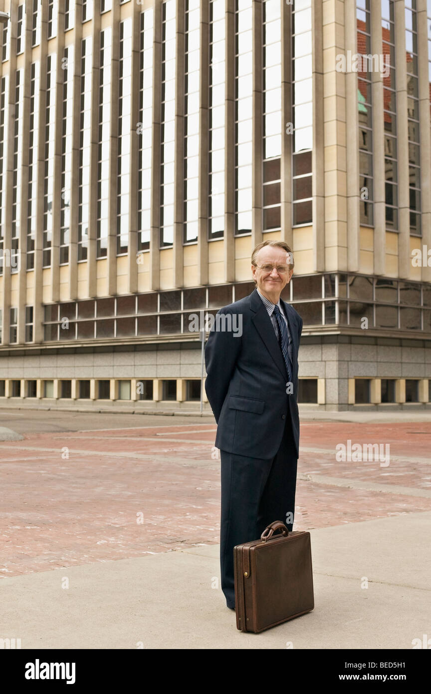 Portrait of a businessman smiling Stock Photo - Alamy