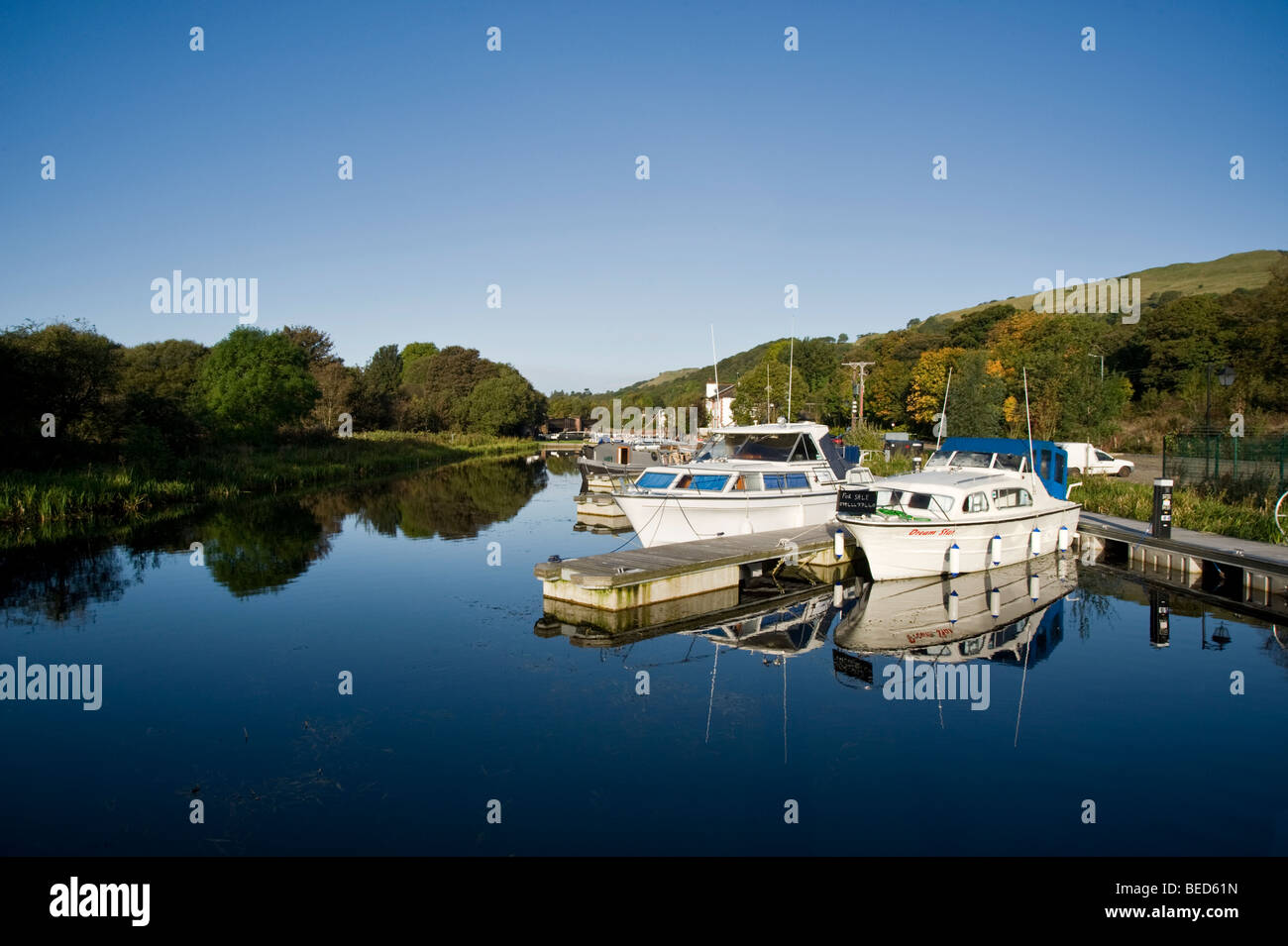 Bowling Basin which lies at the western end of the Forth & Clyde canal ...