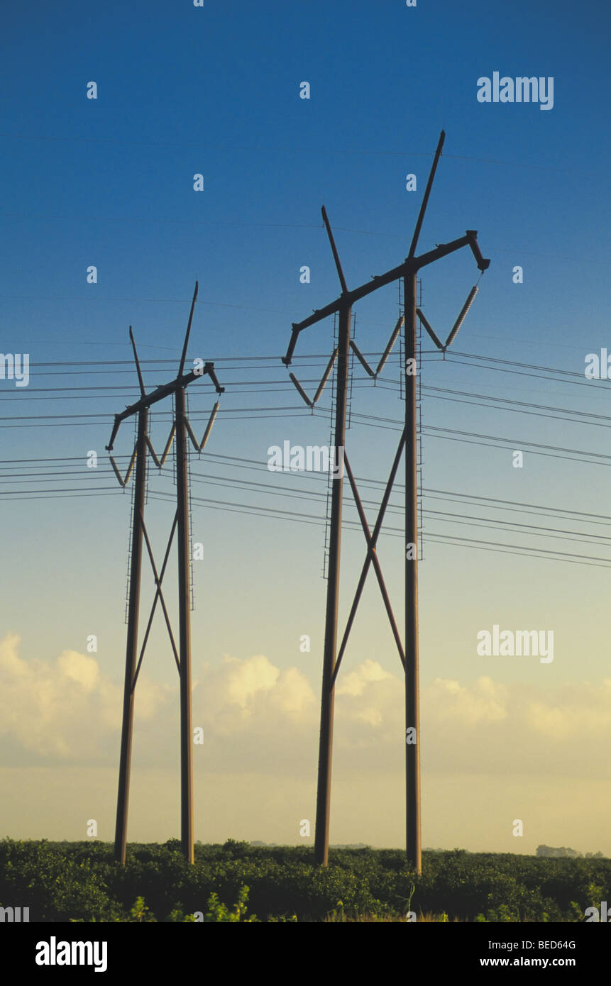 Tall Pylons High Resolution Stock Photography and Images - Alamy