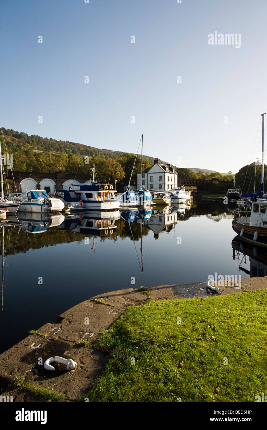 Bowling Basin which lies at the western end of the Forth & Clyde canal ...