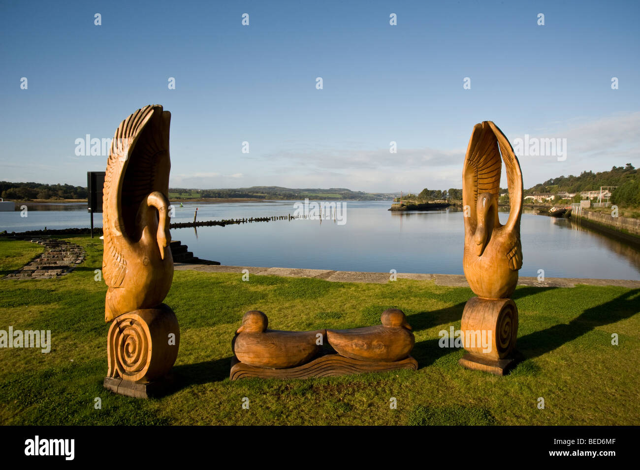 Bowling Basin which lies at the western end of the Forth & Clyde canal ...