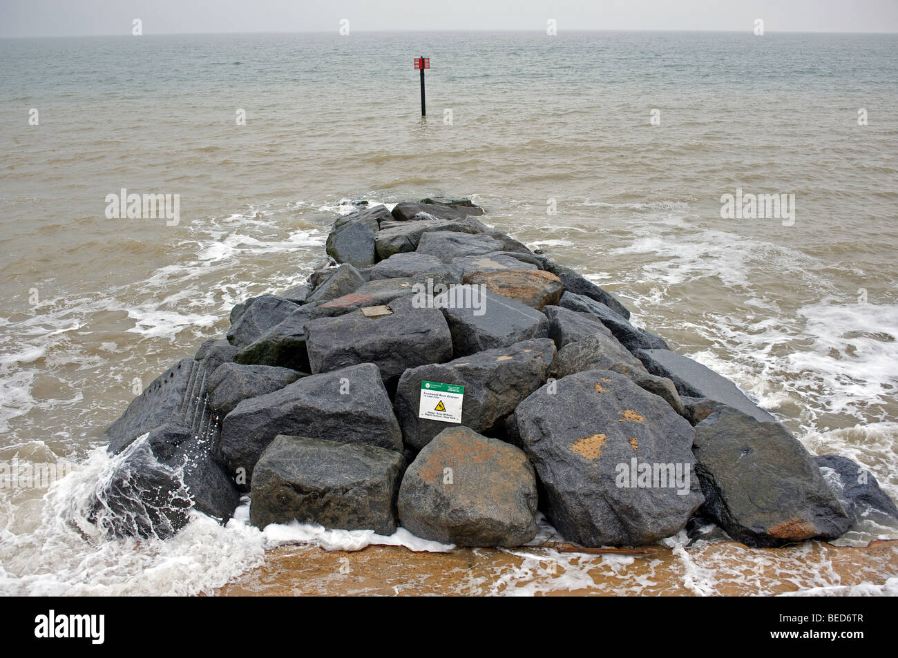 Rock groynes hi-res stock photography and images - Alamy
