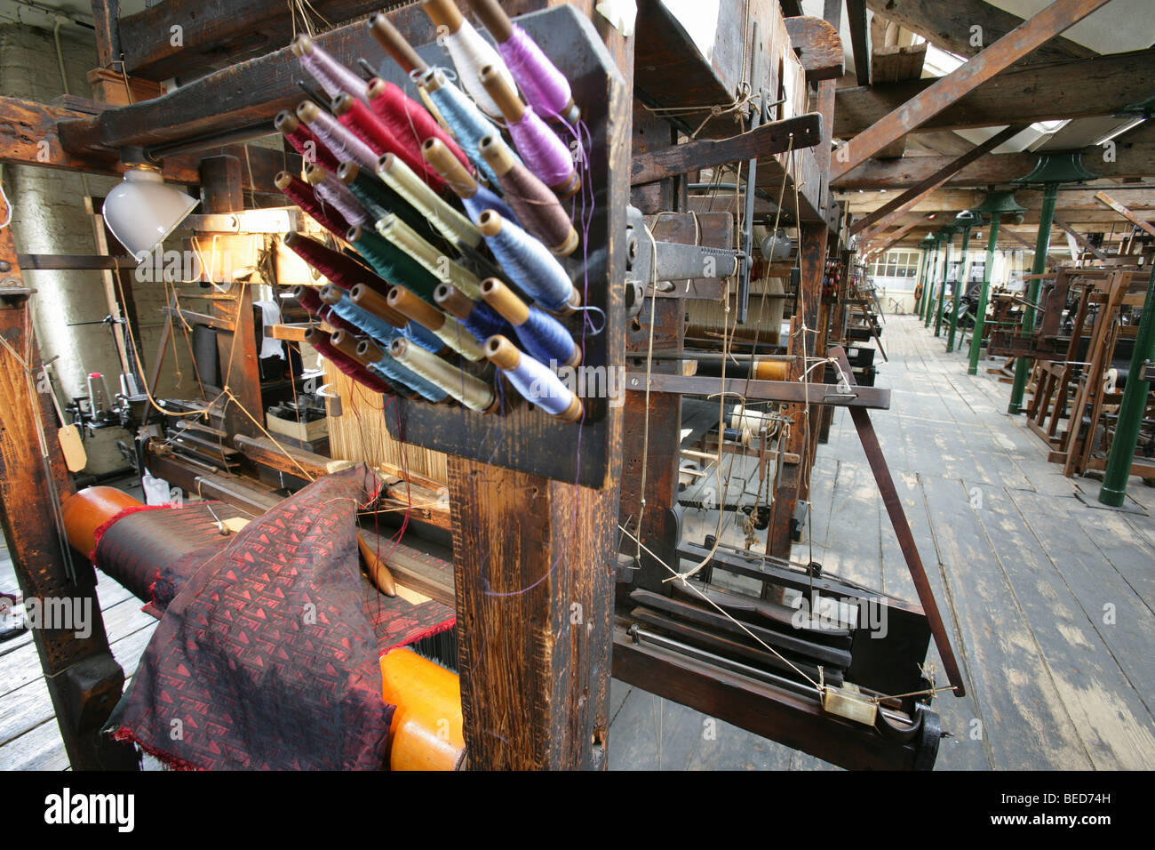 Town of Macclesfield, England. Paradise Mill Silk Museum restored ...