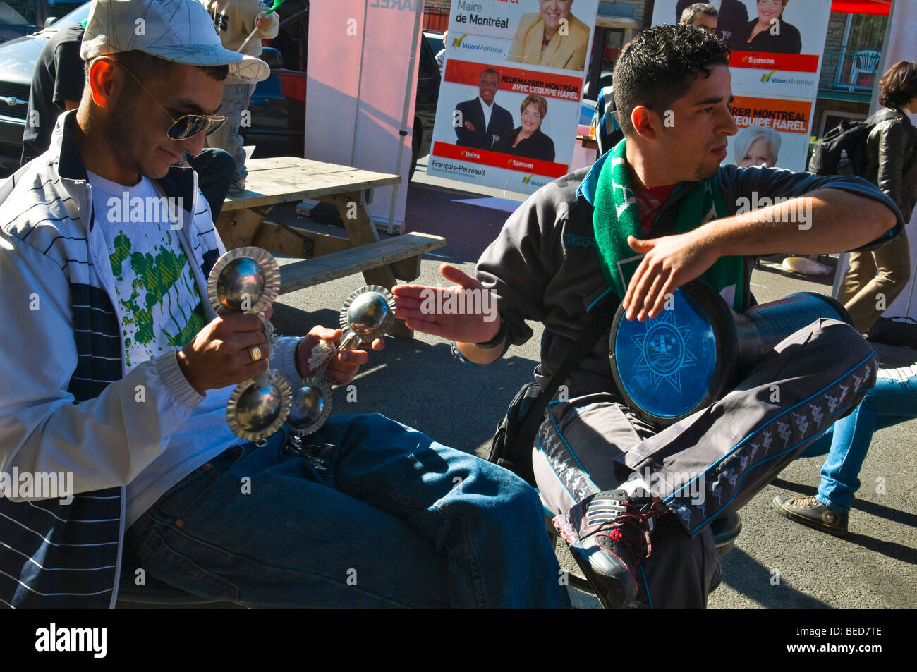 Montrealers playing traditional Maghreb music in the new Petit Maghreb ...