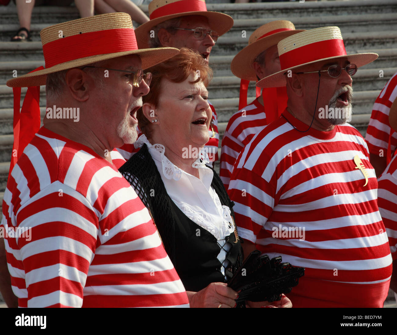 Italy, Venice, group of traditional singers Stock Photo - Alamy