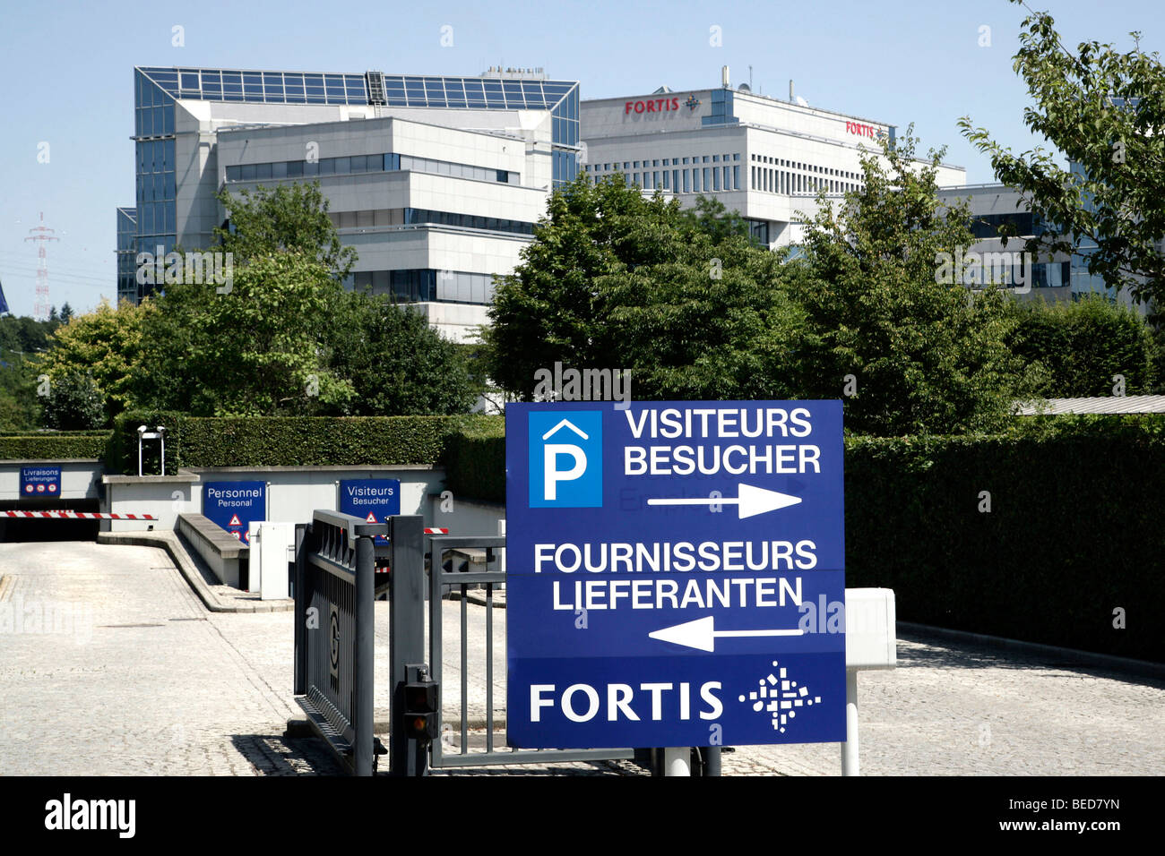 Branch office of the insurance and financing company Fortis, in ...