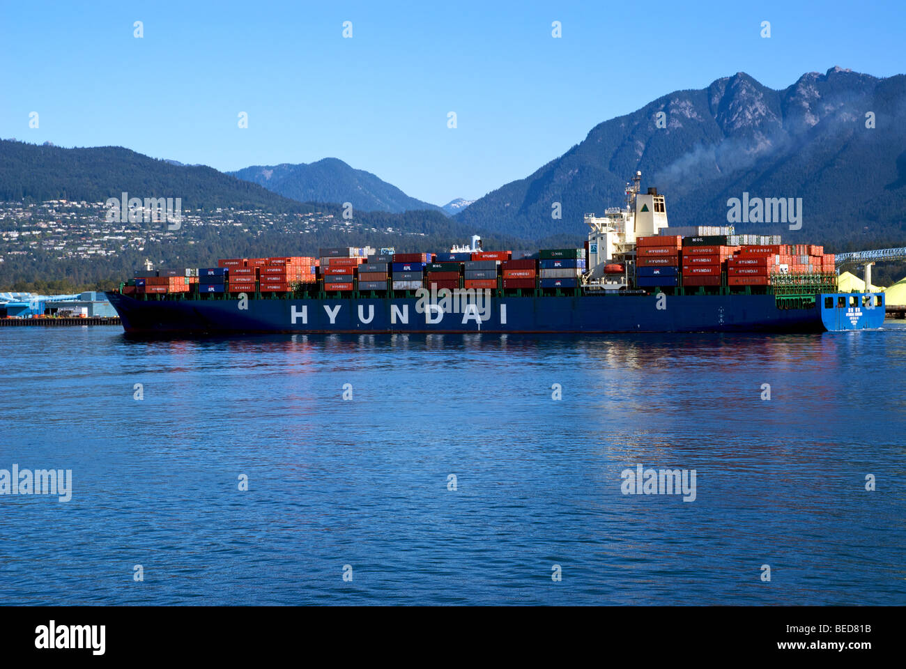 Burrard inlet container ship hi-res stock photography and images - Alamy