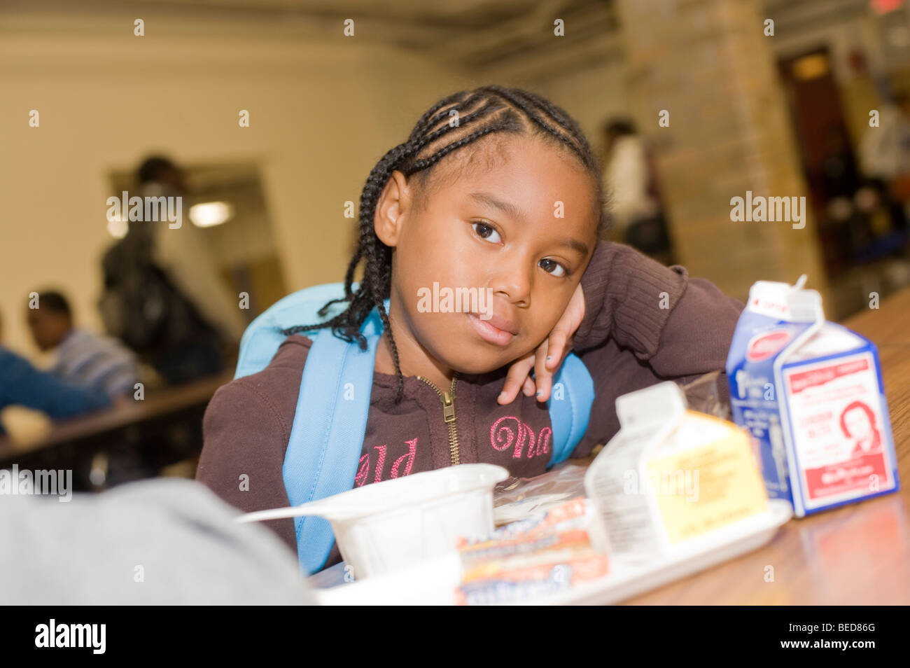 School cafeteria hi-res stock photography and images - Alamy