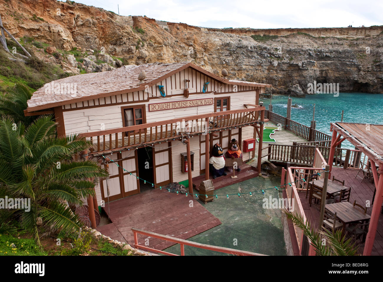 Popeye village malta europe hi-res stock photography and images - Alamy