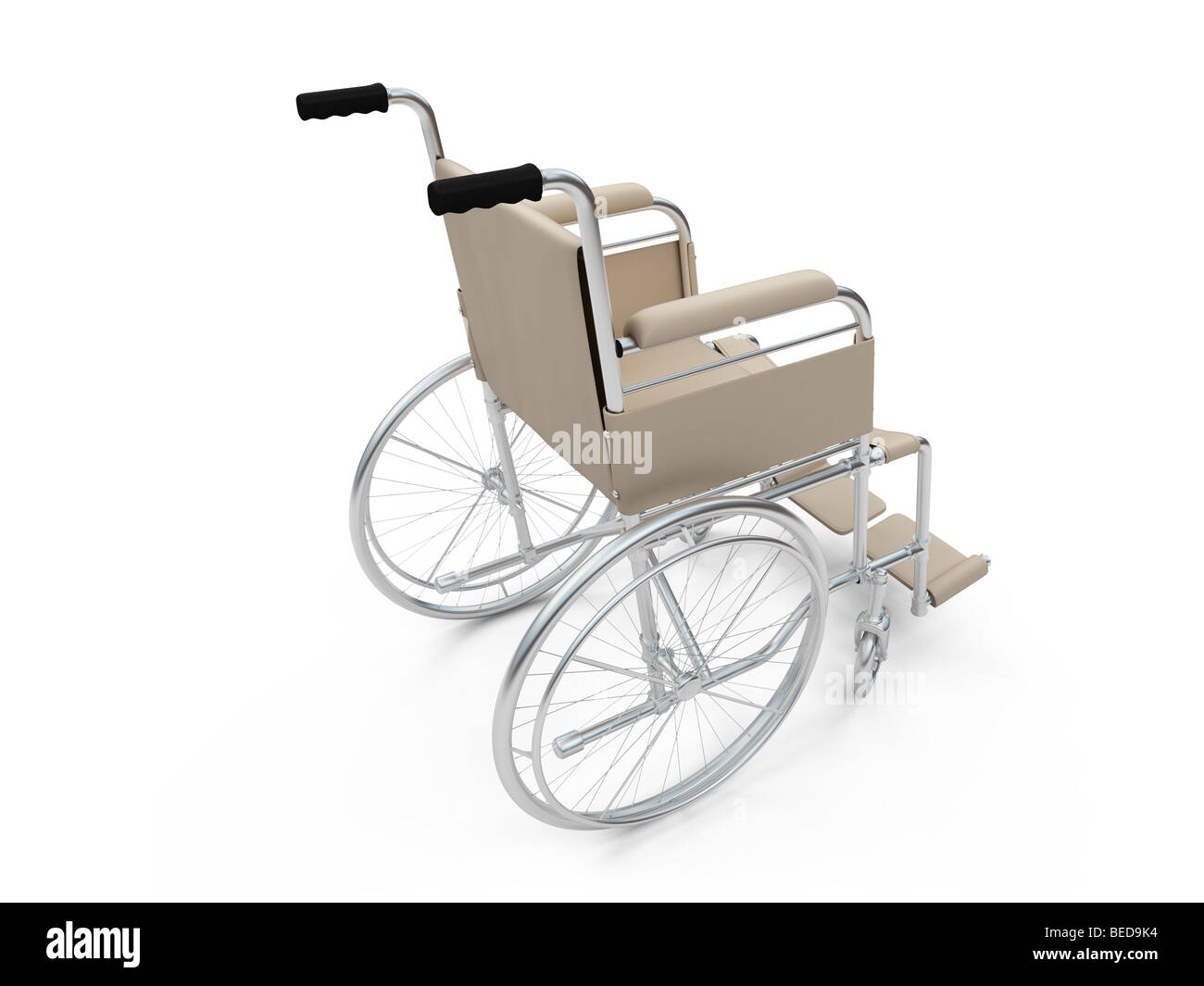 Isolated wheelchair view Stock Photo - Alamy