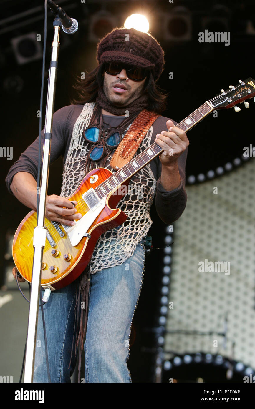 Lenny Kravitz, US-American rock singer, musician, songwriter and music ...