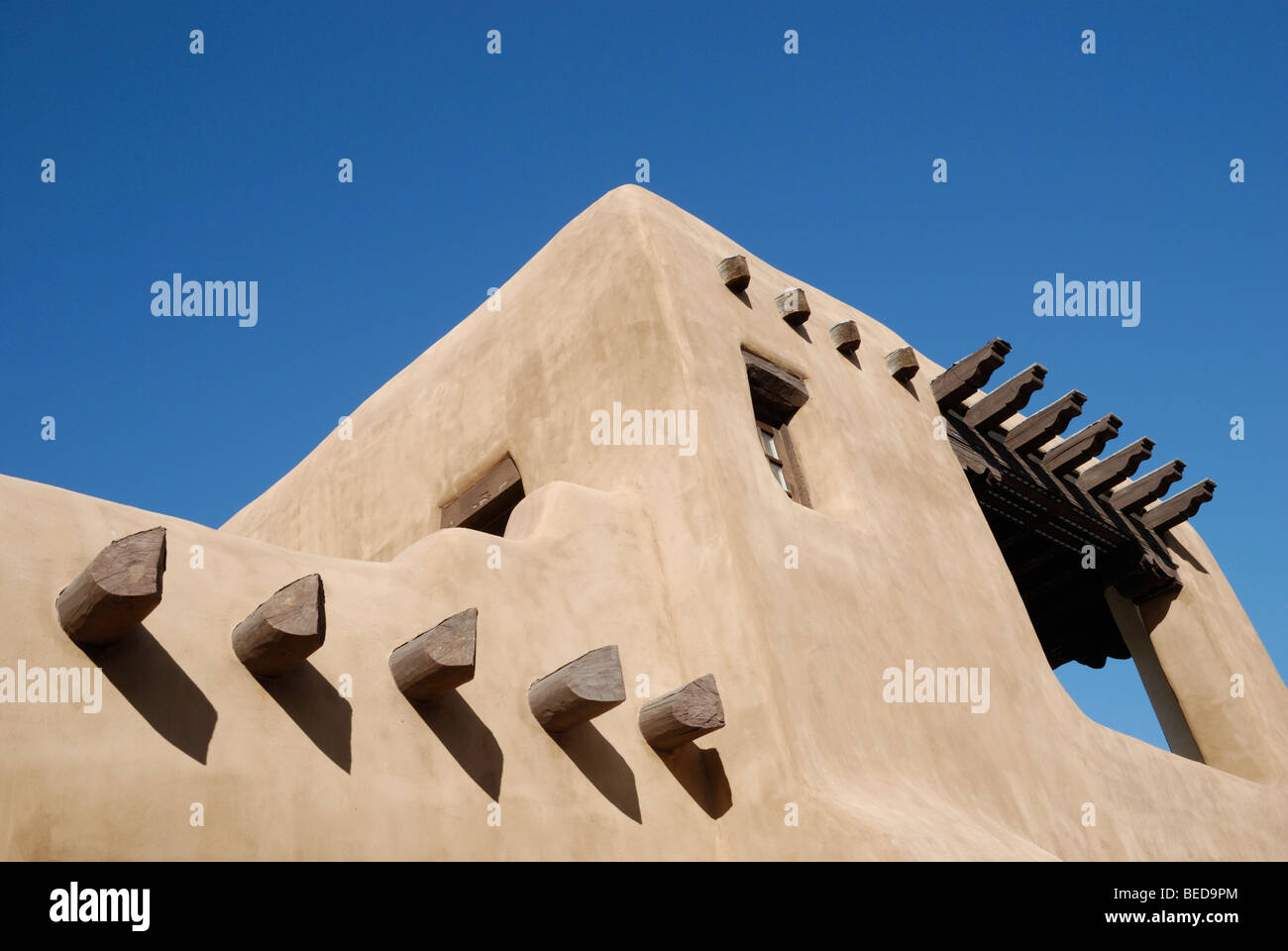 Architecture typical of Santa Fe, New Mexico, USA Stock Photo - Alamy