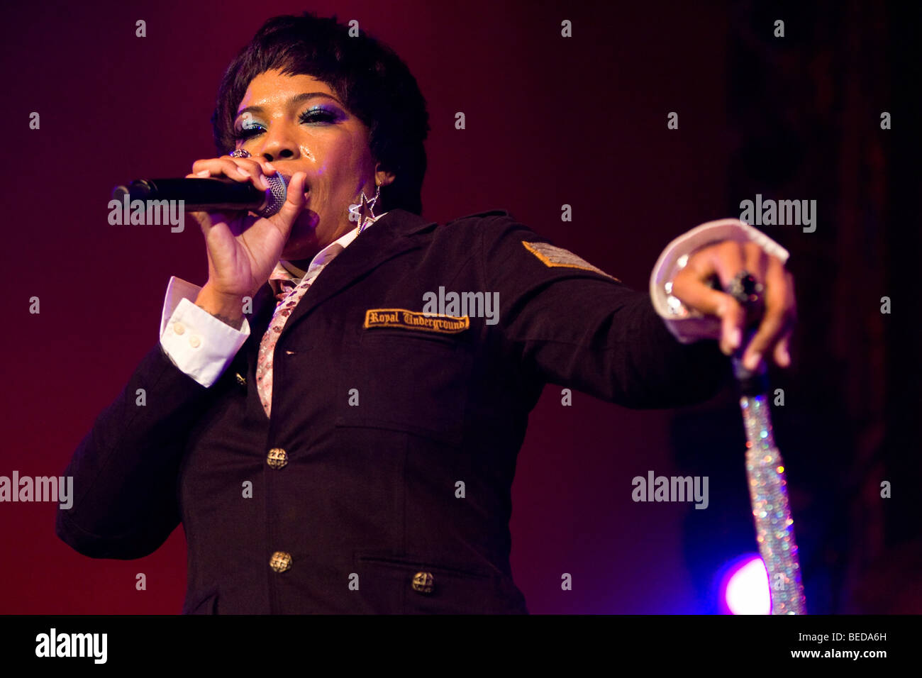 US singer Macy Gray live in the Lucerne concert hall of the KKL at the ...