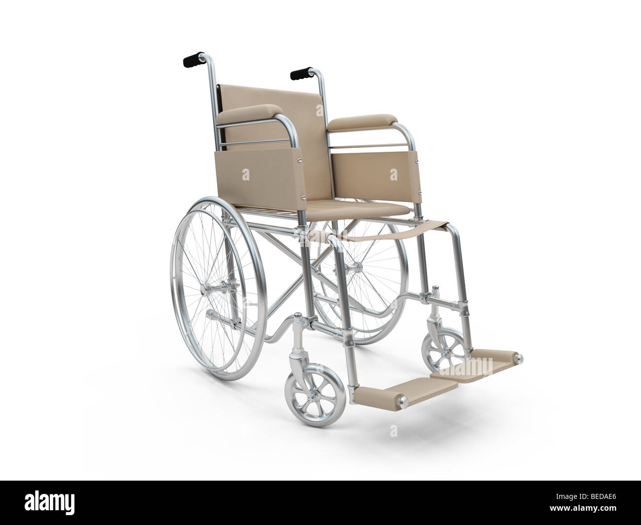 Isolated wheelchair view Stock Photo - Alamy