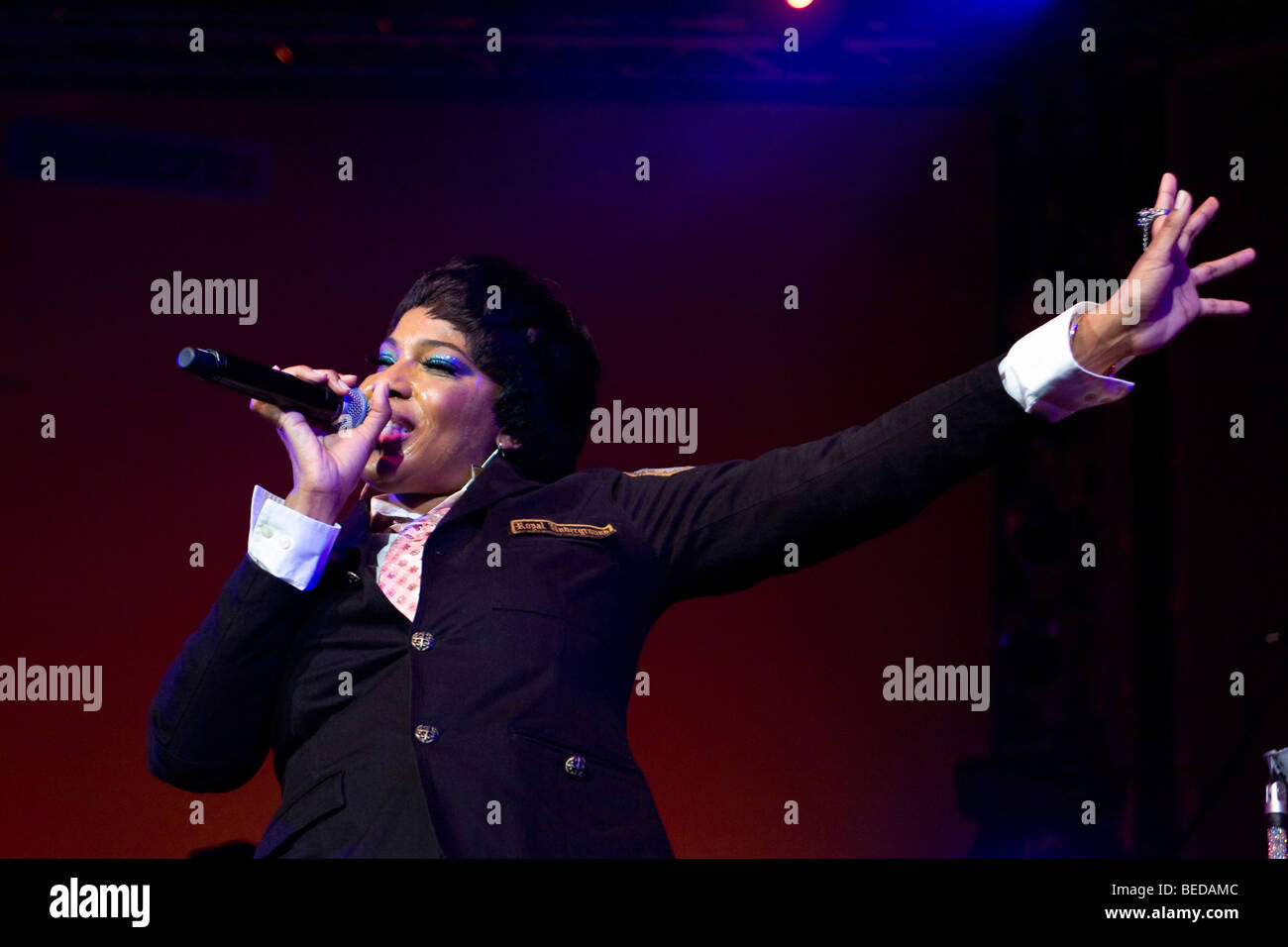 US singer Macy Gray live in the Lucerne concert hall of the KKL at the ...