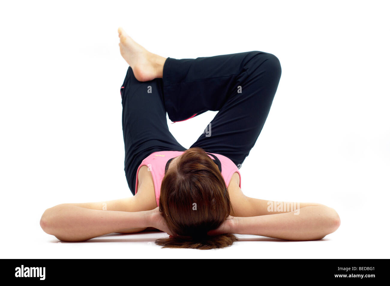 Young relaxed women in Cut Out Stock Images & Pictures - Alamy