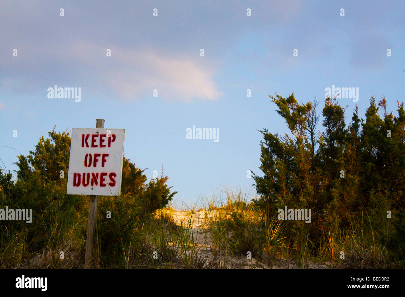 Keep off dune sign hi-res stock photography and images - Alamy