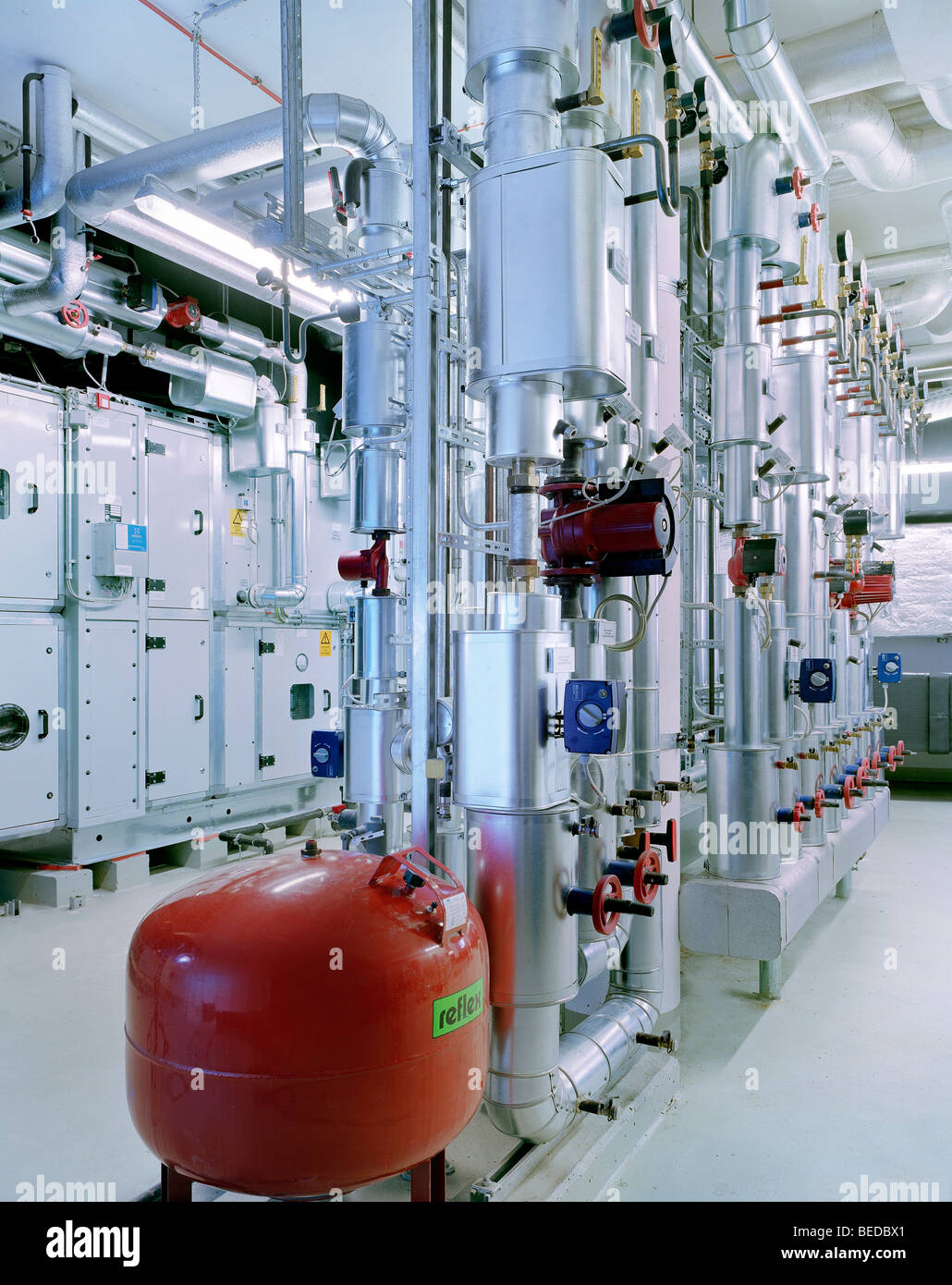 Heating technology and ventilation engineering Stock Photo - Alamy