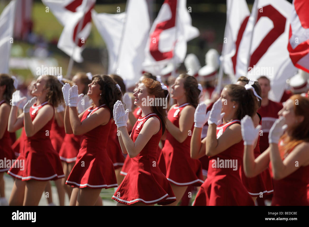 Red steppers indiana university football hi-res stock photography and ...