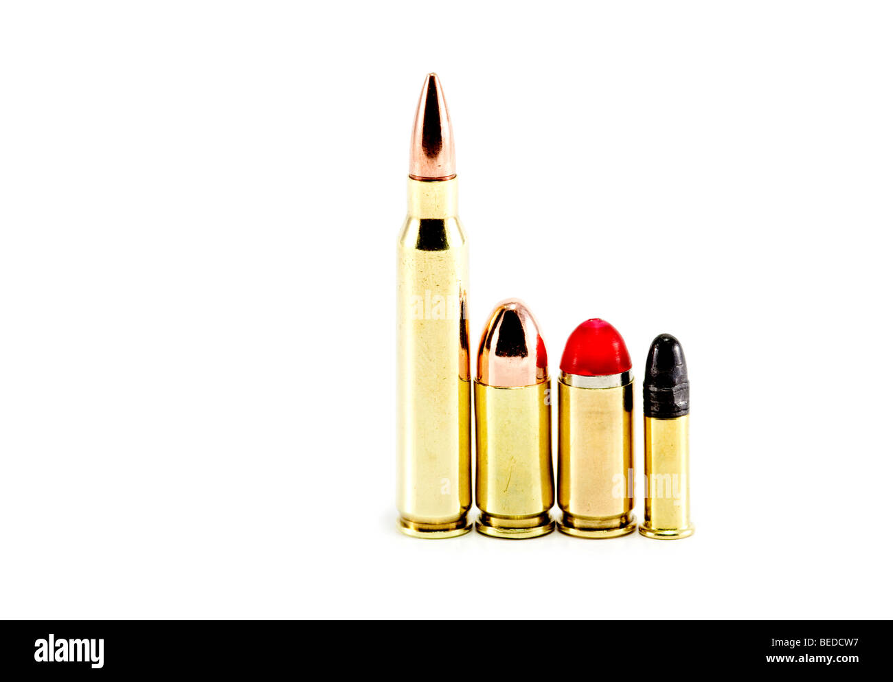 Various bullets isolated on white Stock Photo - Alamy